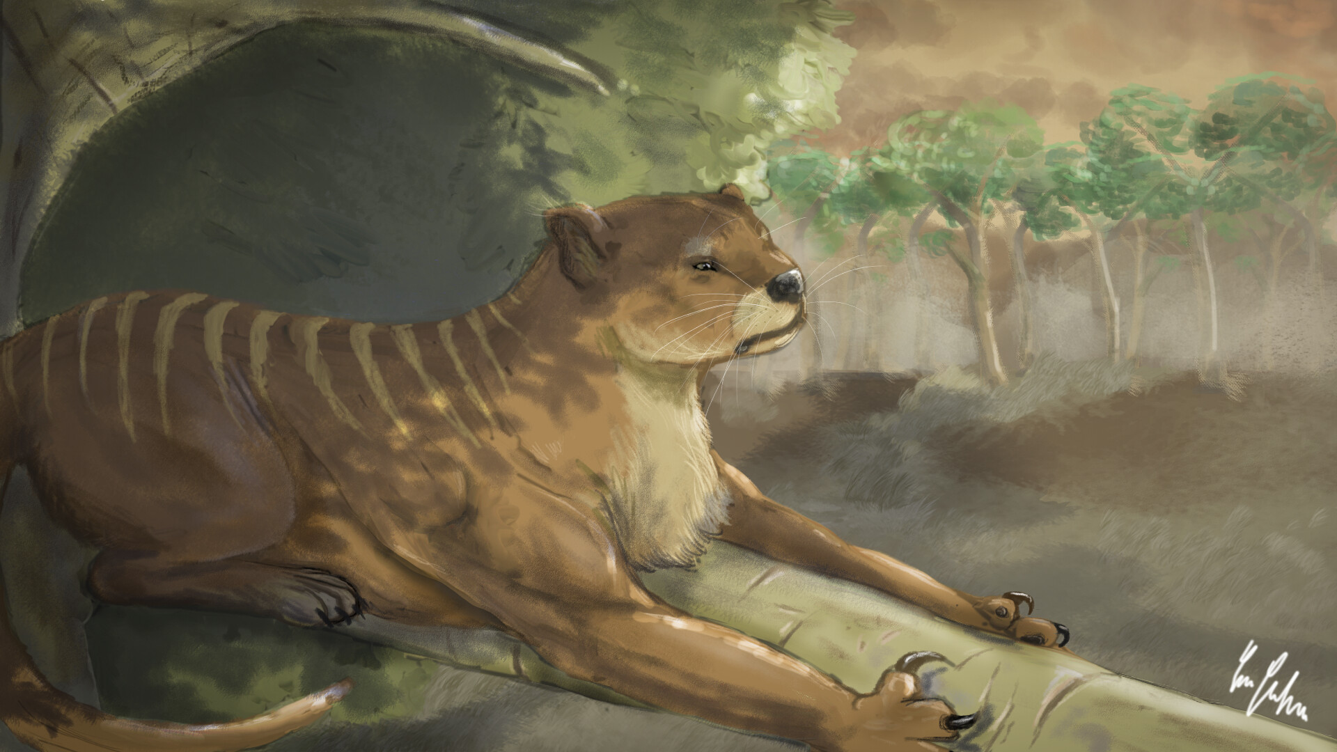 ArtStation - Thylacoleo carnifex