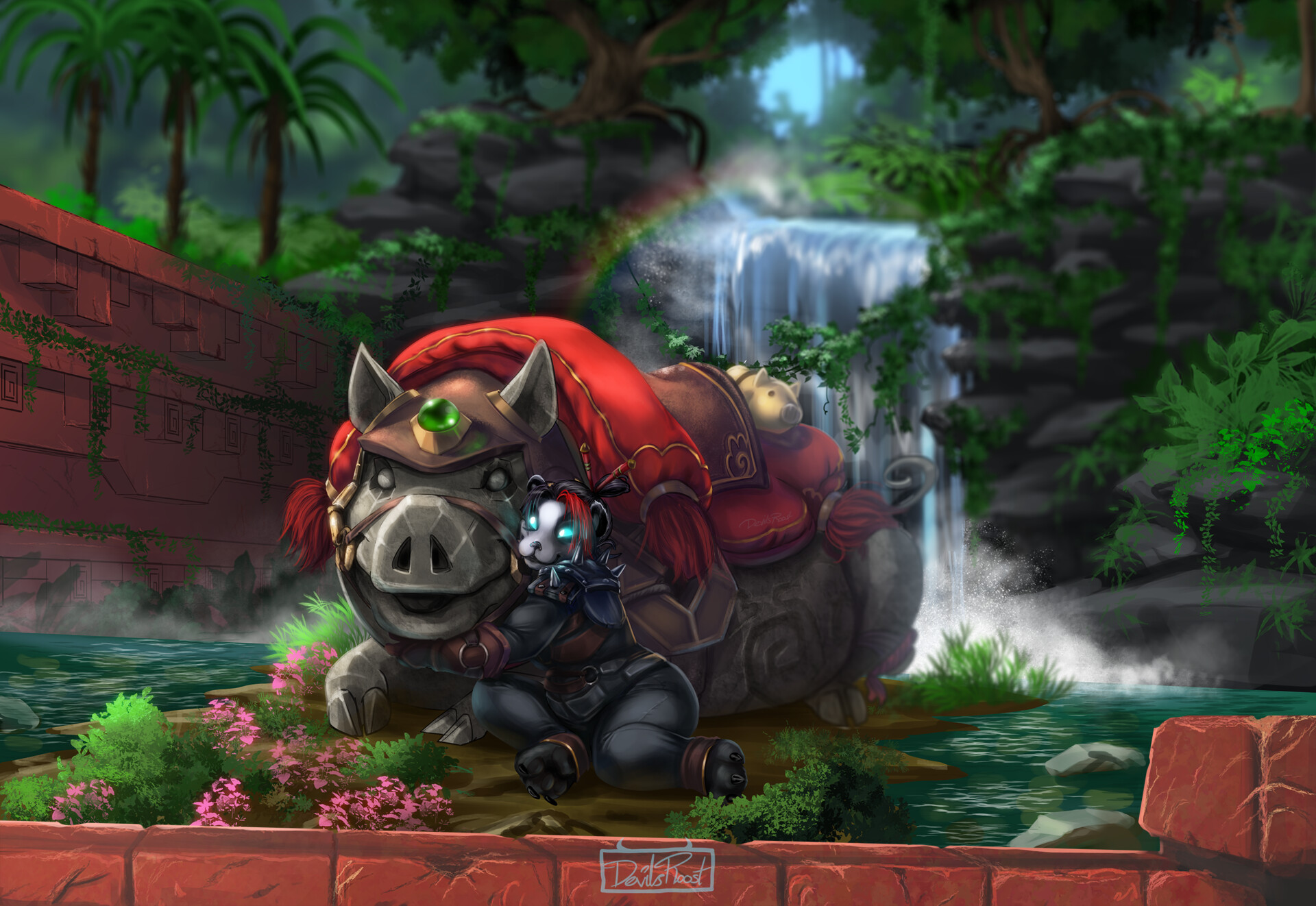 ArtStation - Hog hug