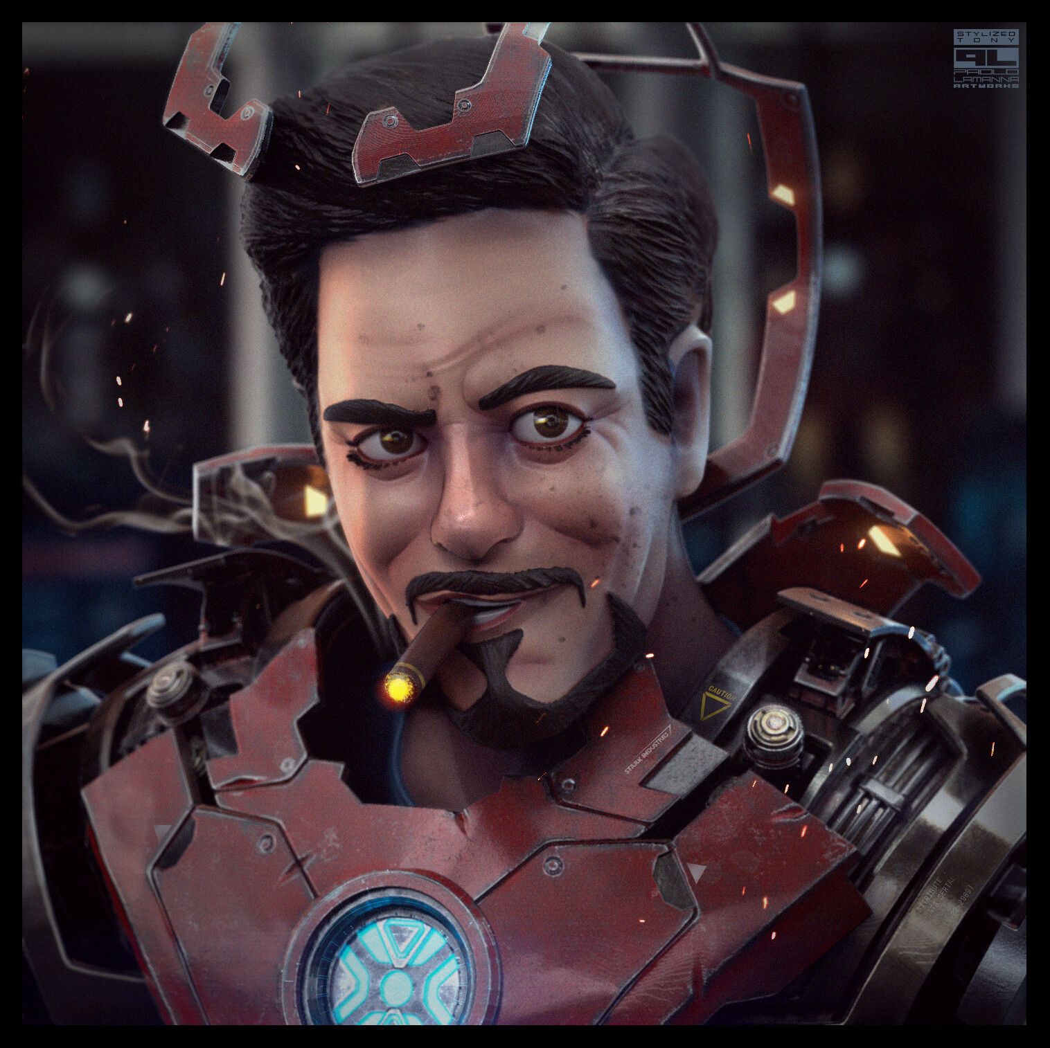 ArtStation - STYLIZED TONY