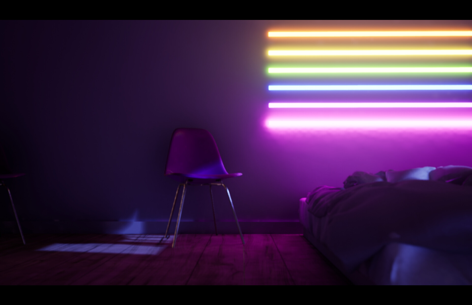 ArtStation - 80's Inspired Lighting Exercise