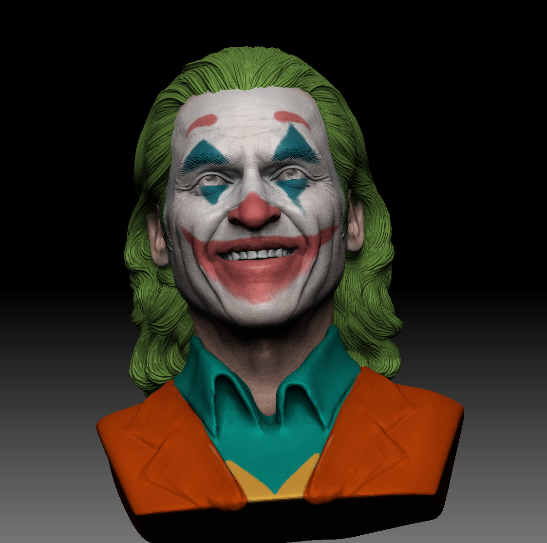 ArtStation - Joaquin Phoenix Joker Laugh