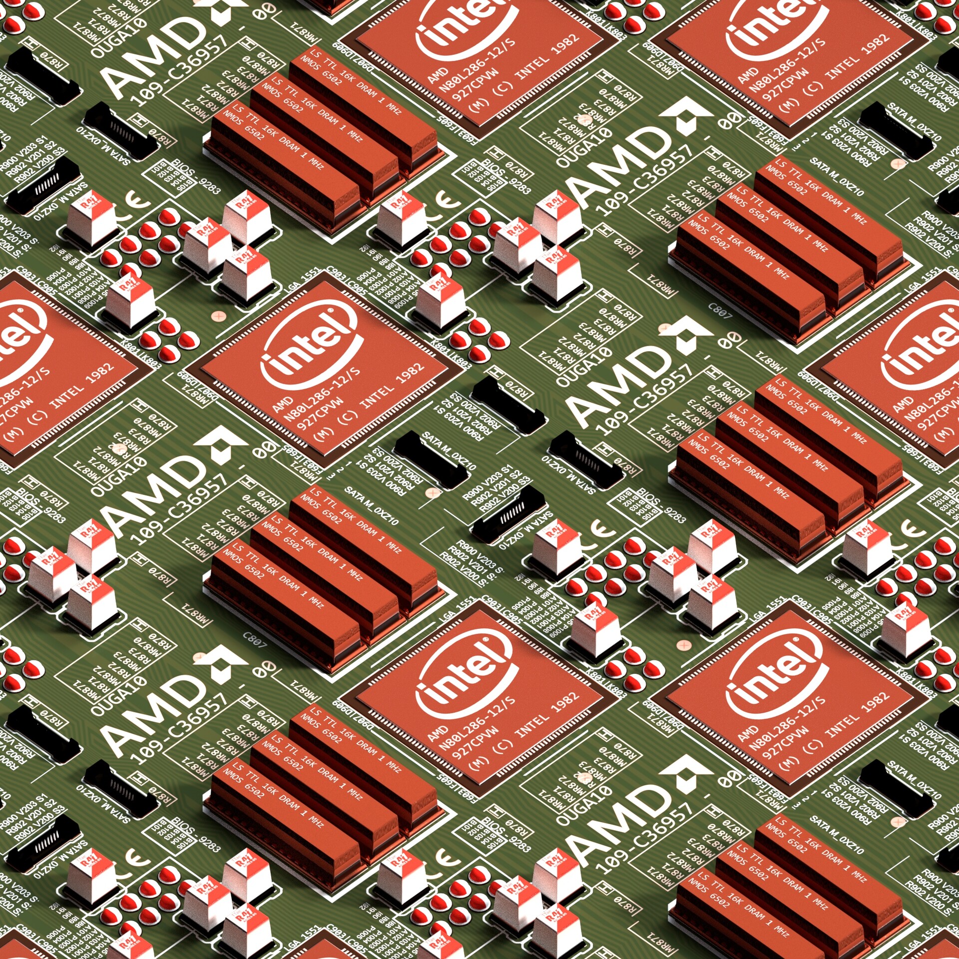 Pierce Caldwell - Computer Hardware Texture