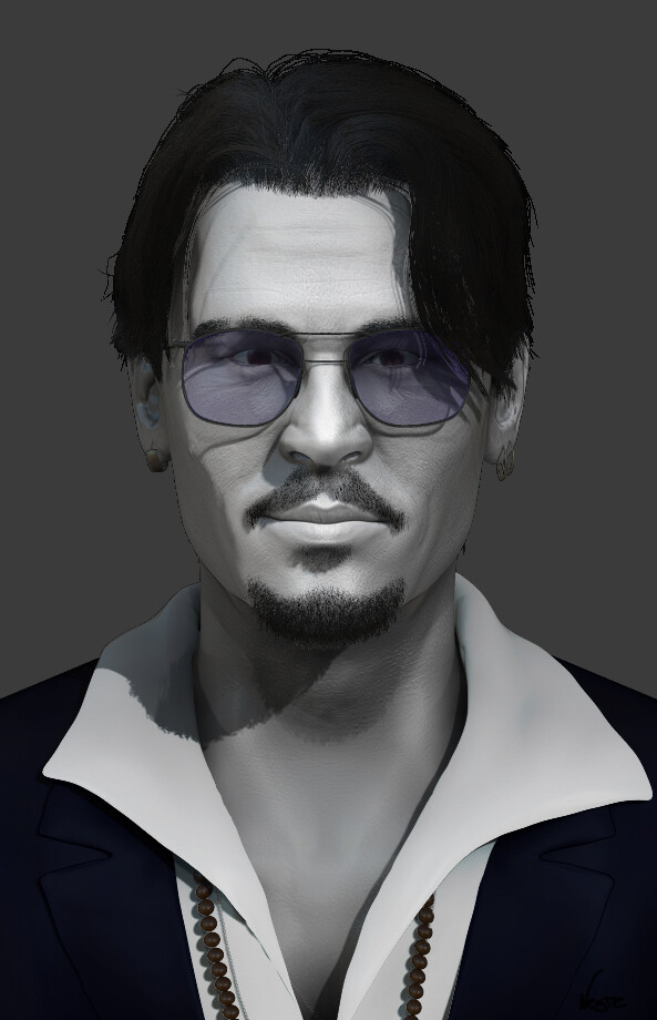ArtStation - Likeness Jhonny Depp