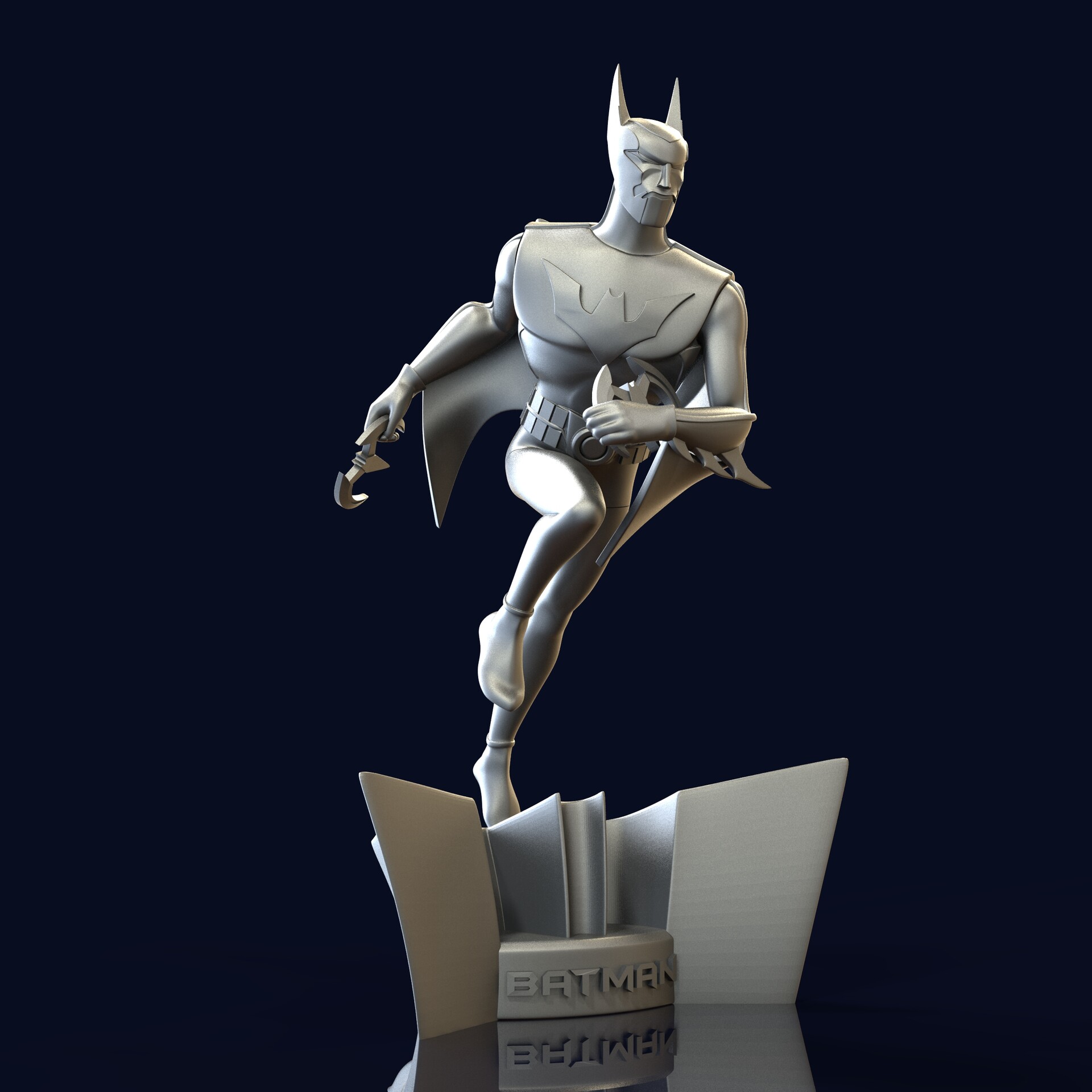 ArtStation - Running Batman Beyond Statue