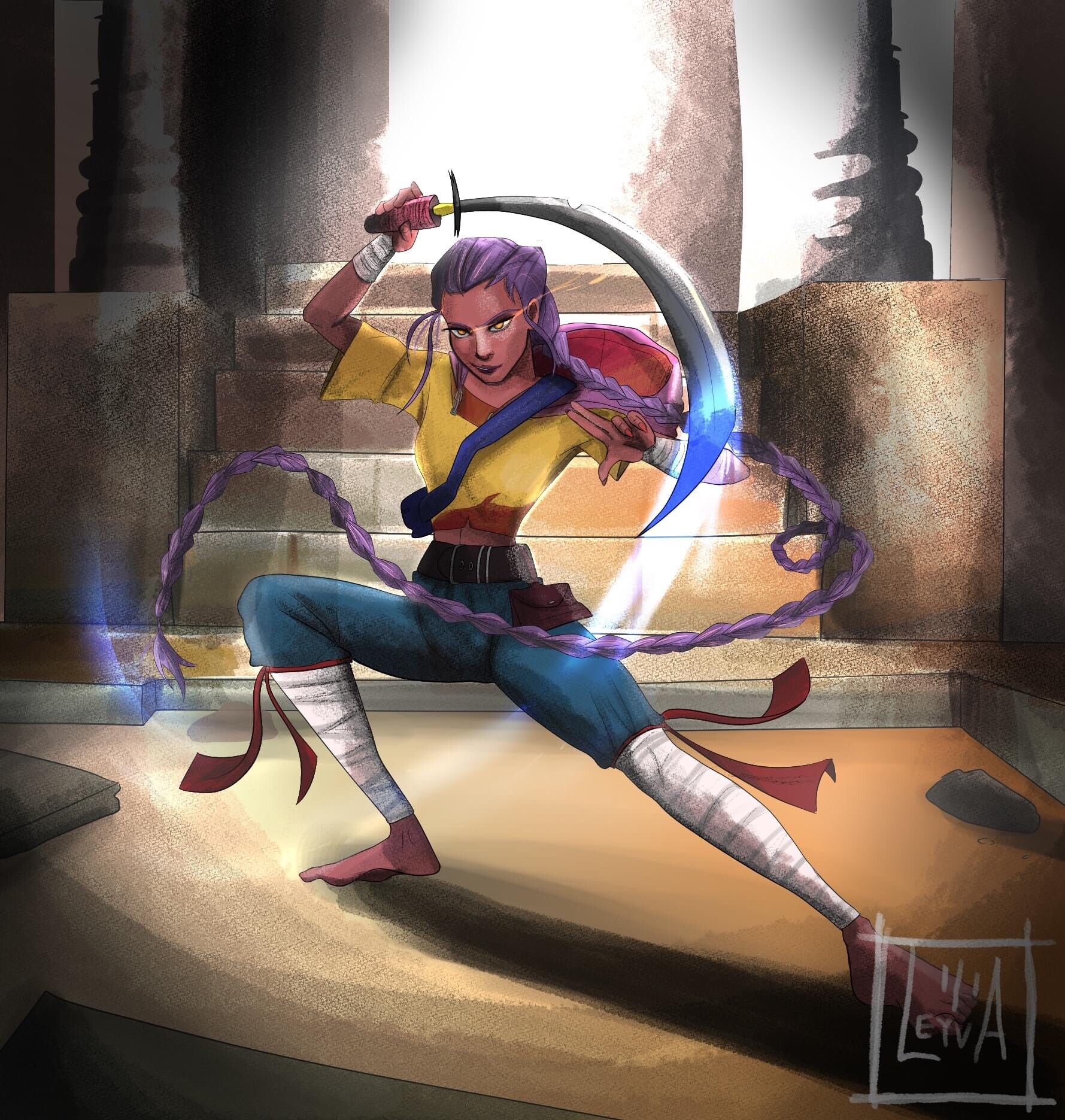 ArtStation - Girl Master Ninja