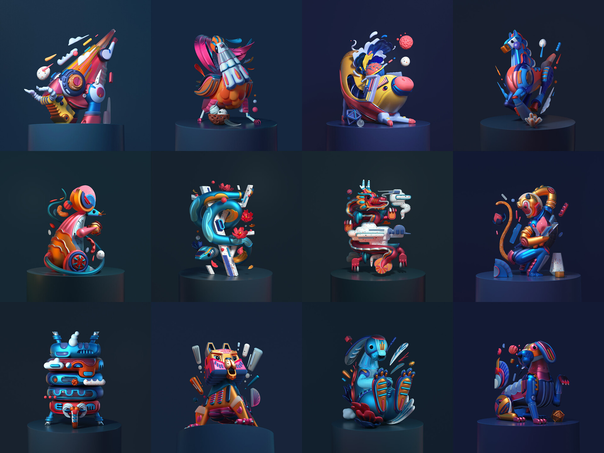 Dahao Hu - Zodiac signs