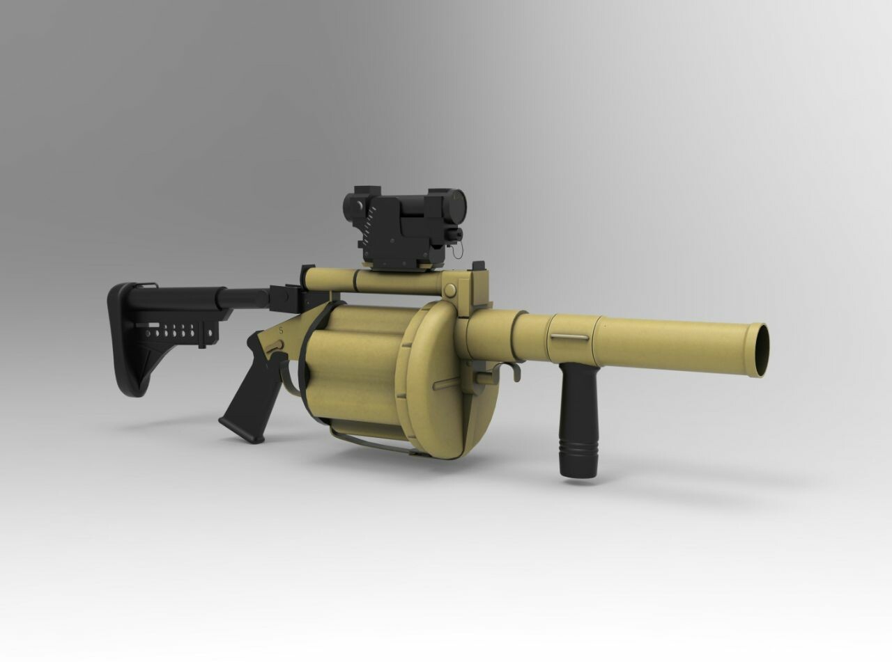ArtStation - Smoke Grenade Launcher