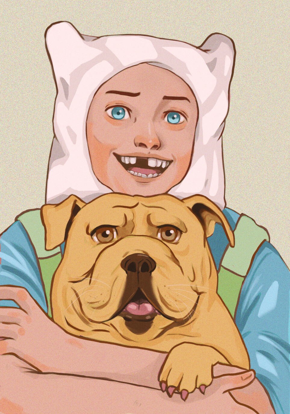 finn and jake realistic drawing