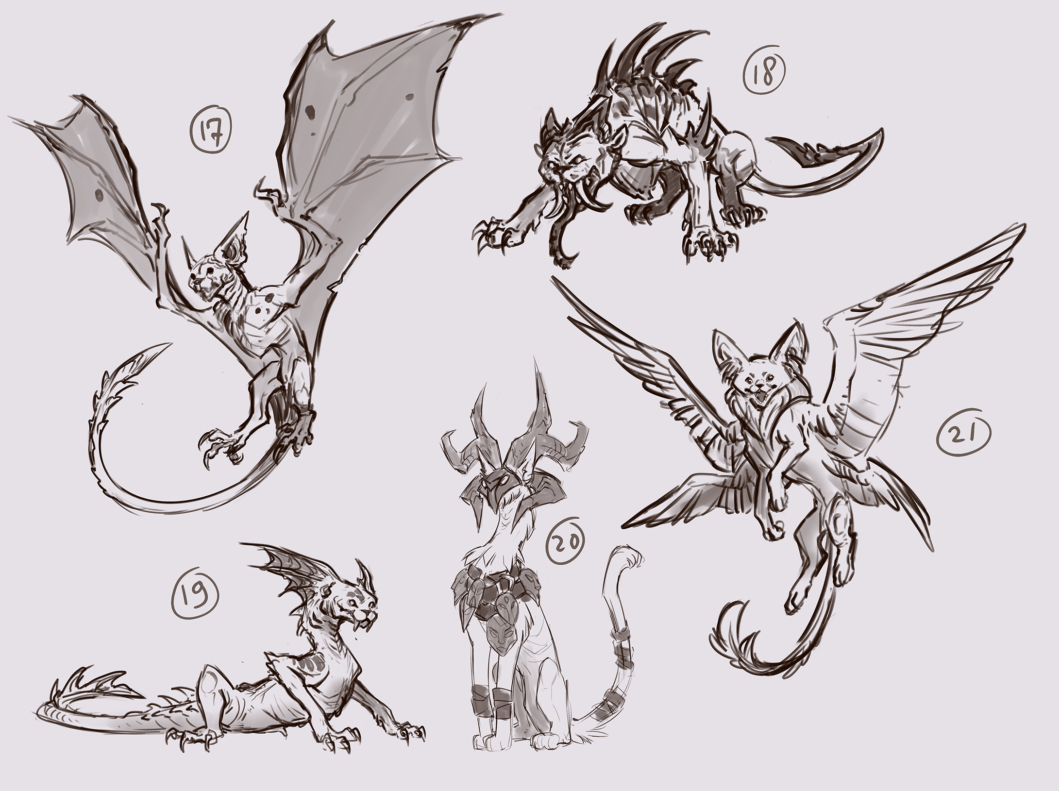 Moniek Schilder - Concept Artist - Fantastical Felines!