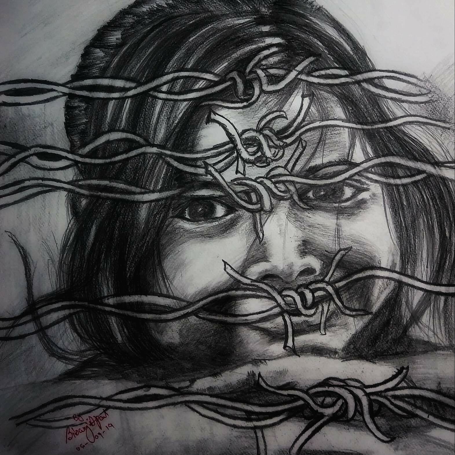 ArtStation - Poor girl but smile