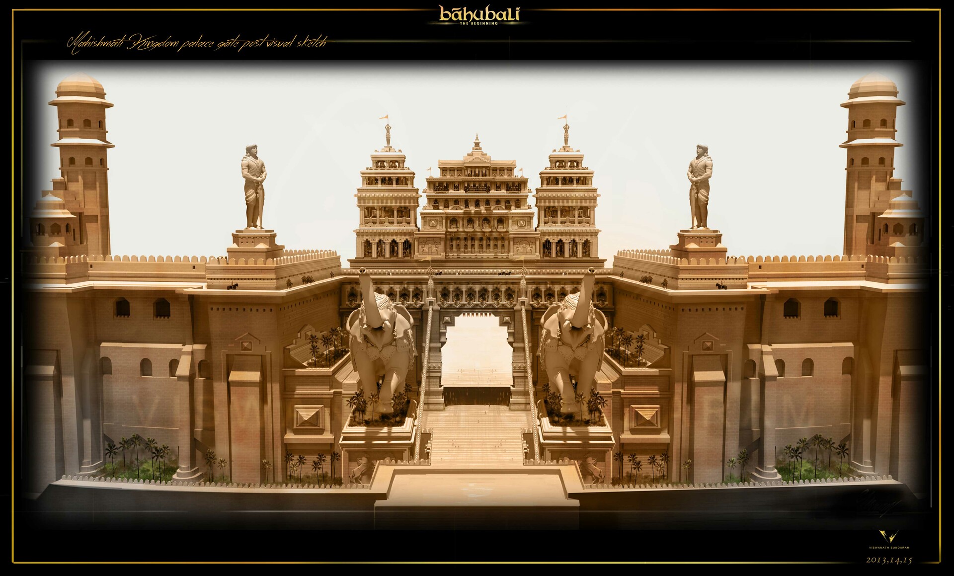 ArtStation - BAAHUBALI PALACE MAINGATE CONCEPT DESIGN