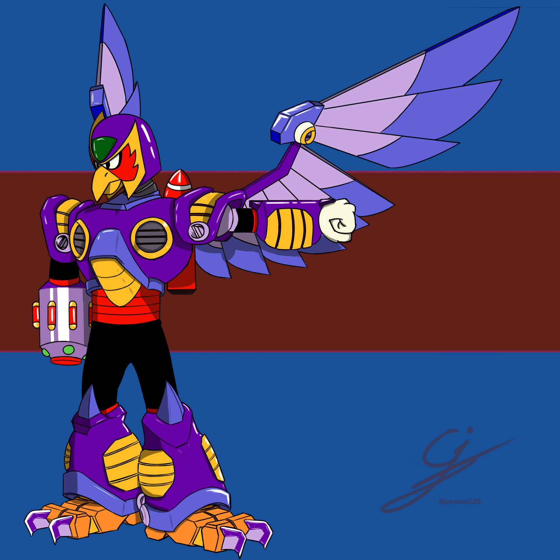 ArtStation - Storm eagle Megaman X