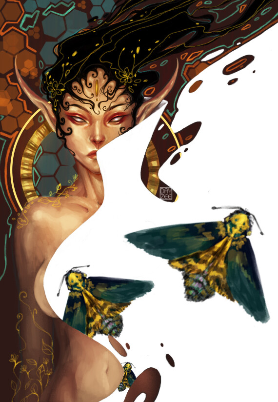 ArtStation - Elf mage