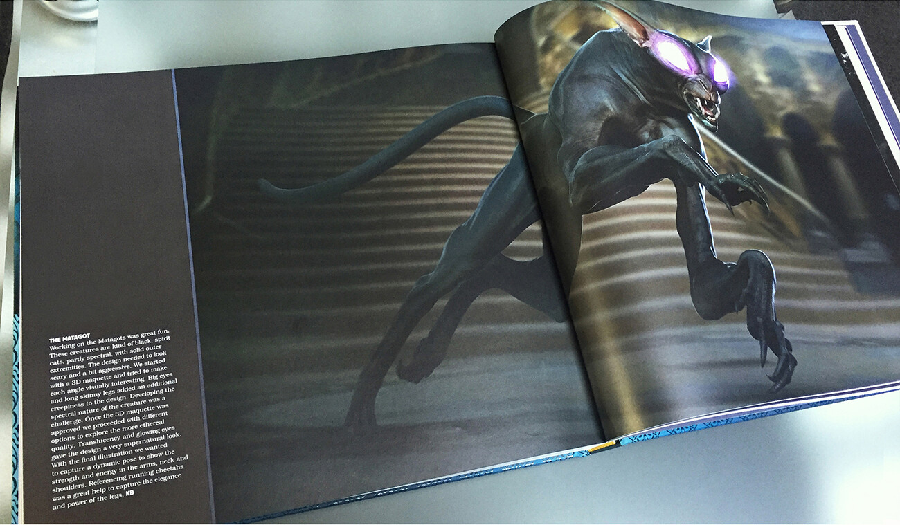 Ken Barthelmey - Fantastic Beasts - MATAGOT Creature Design