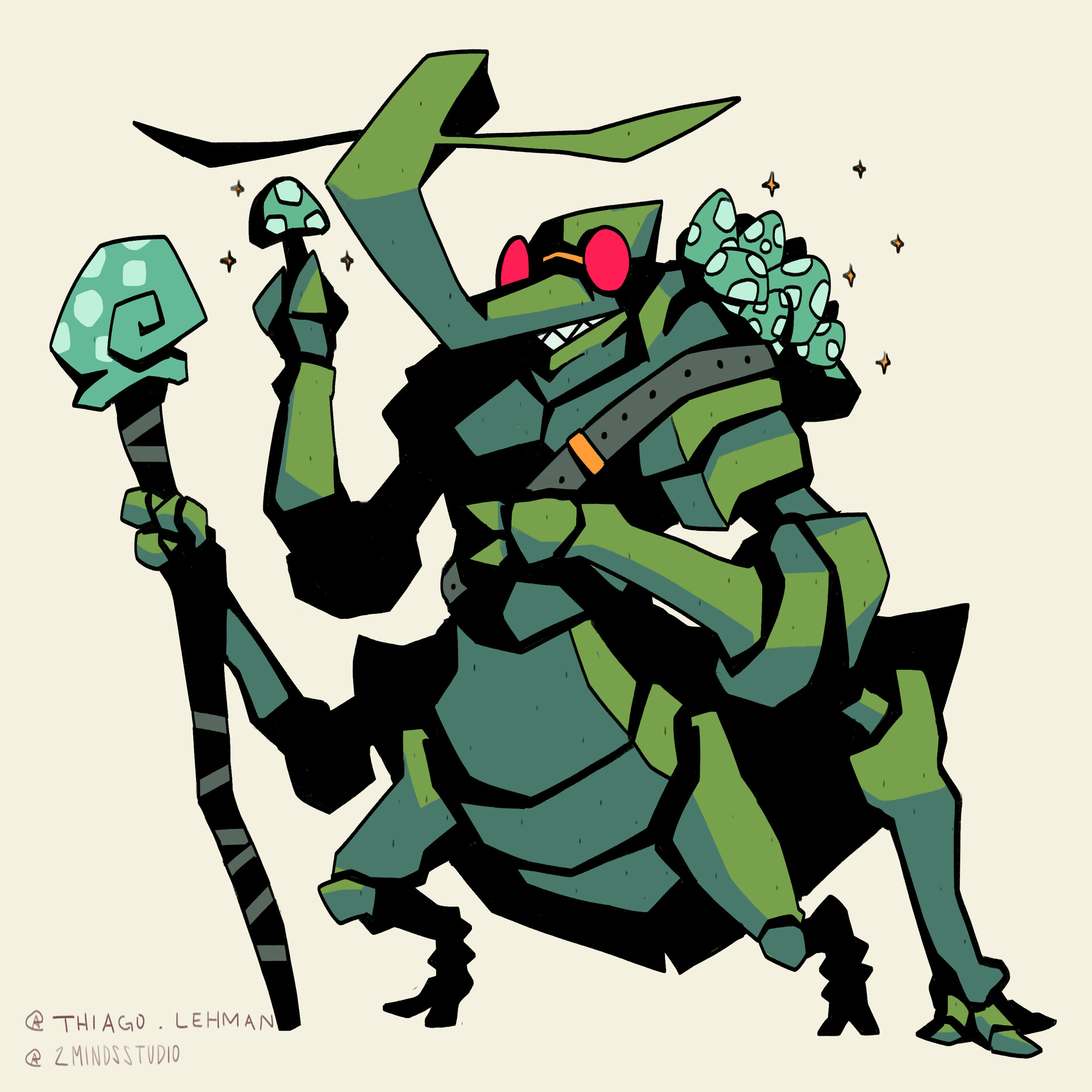 ArtStation - Mushroom Merchant - BugWorld