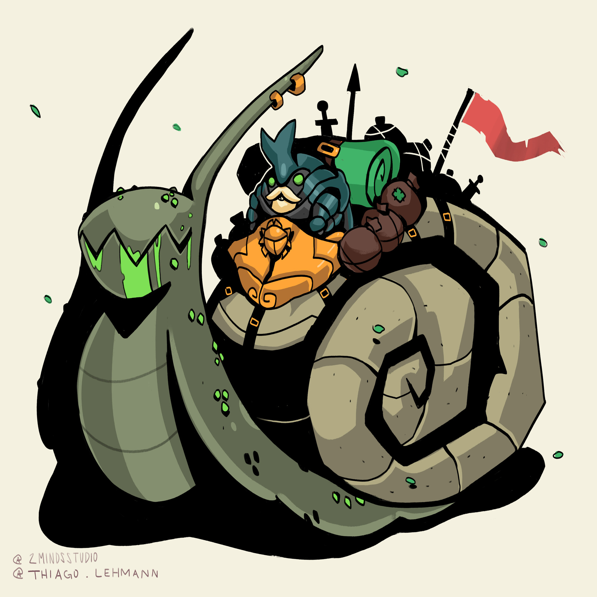 Thiago Lehmann - Snail Merchant - BugWorld