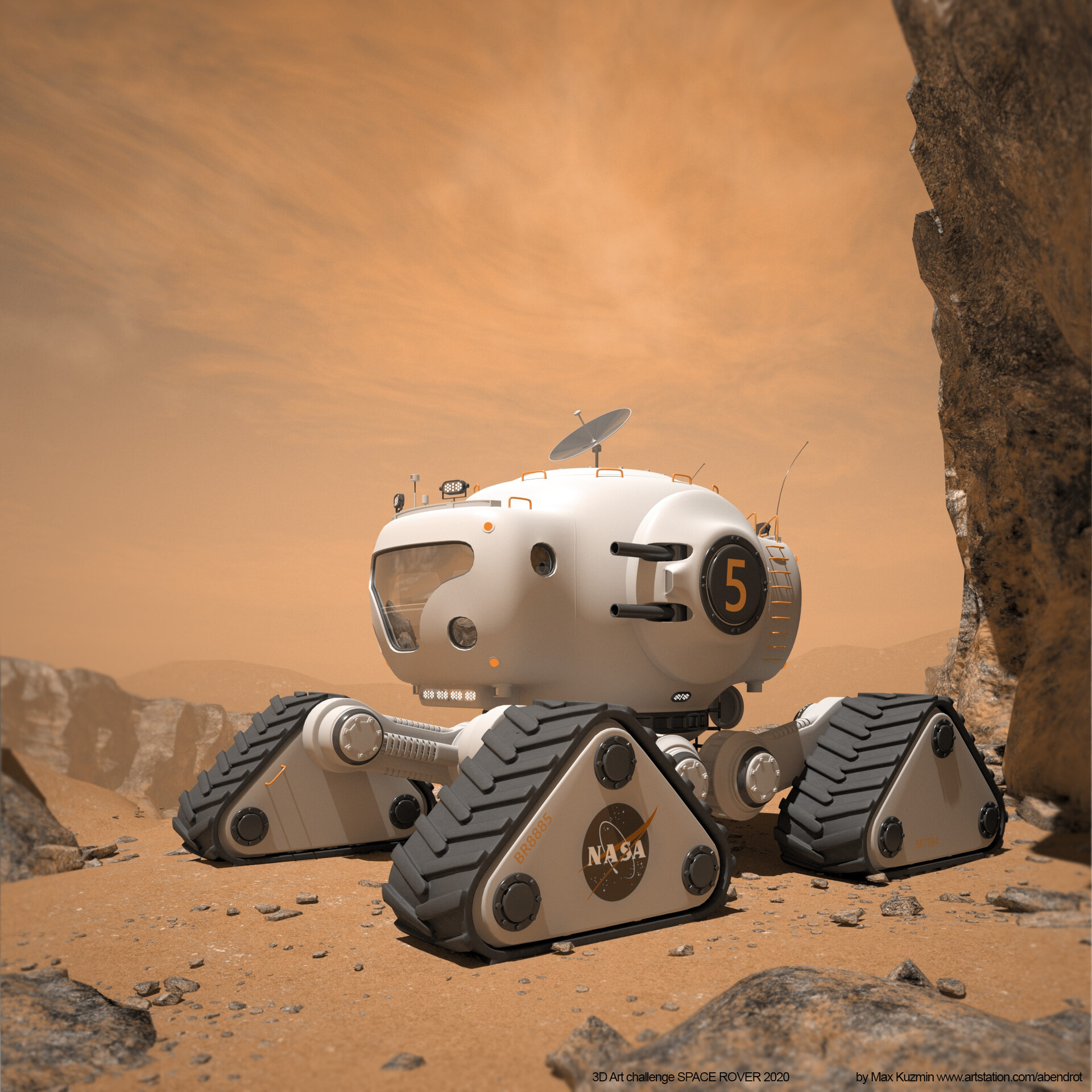 ArtStation - Scientific Reconnaissance Machine