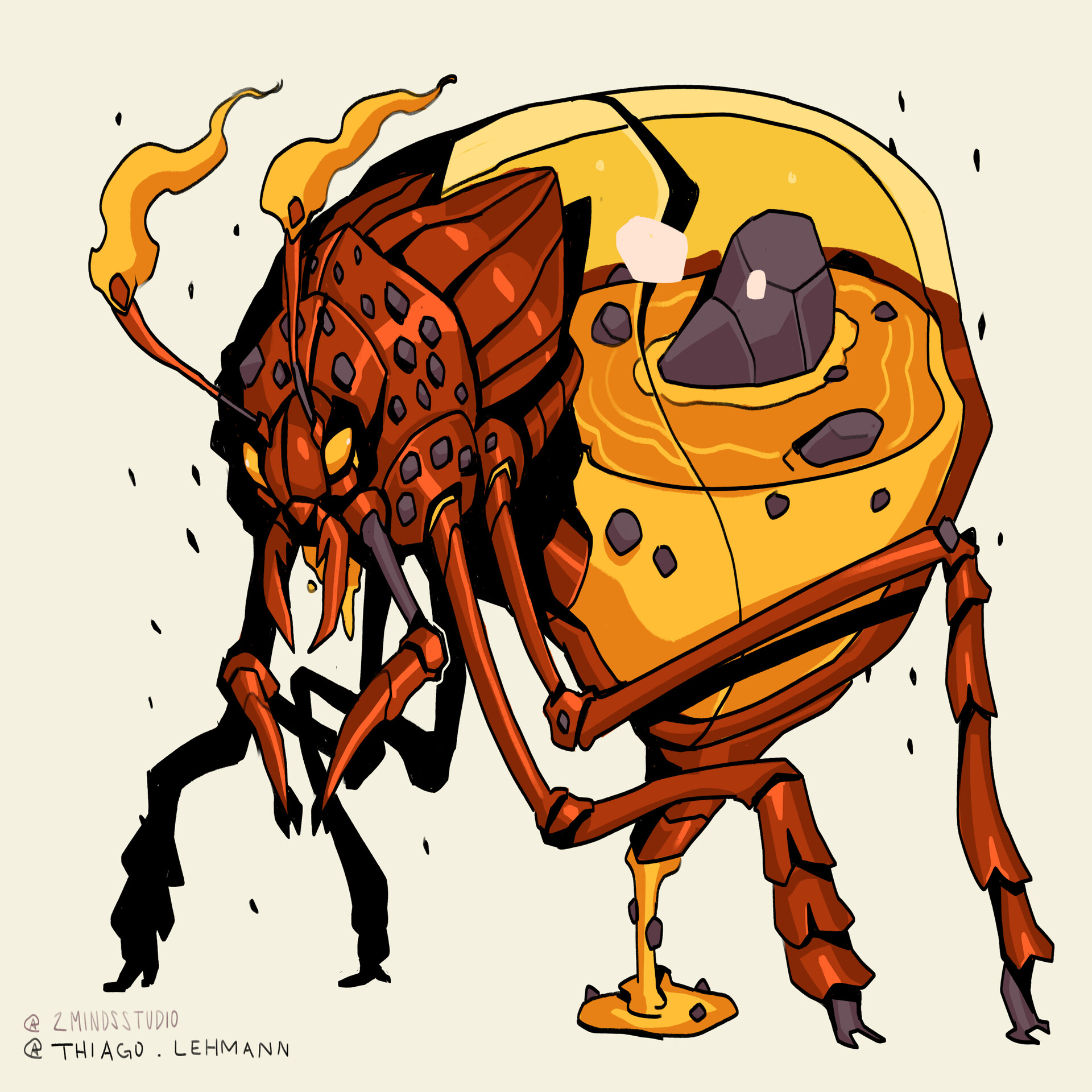 ArtStation - Lava Creeper - BugWorld