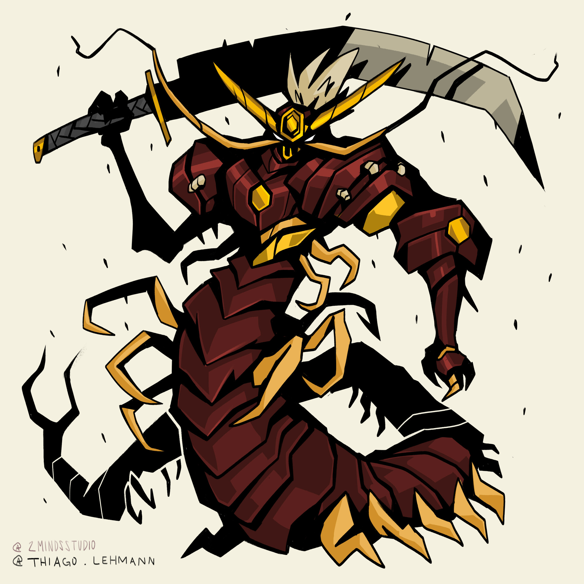 ArtStation - Centipede General - BugWorld