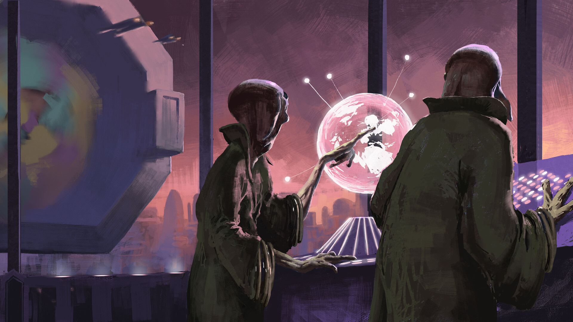 ArtStation - Sci-Fi Alien Illustration