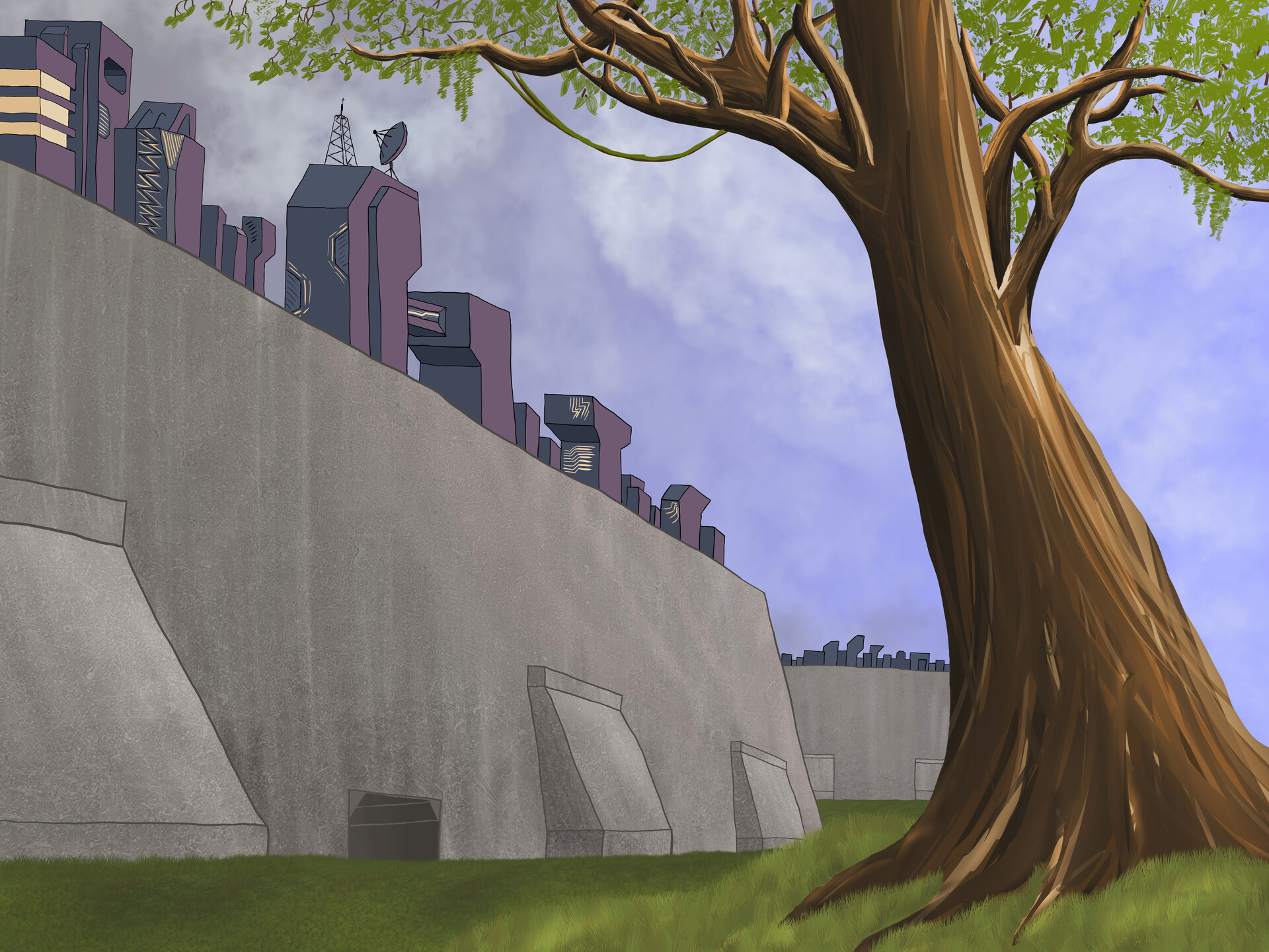 ArtStation - Wall Landscape