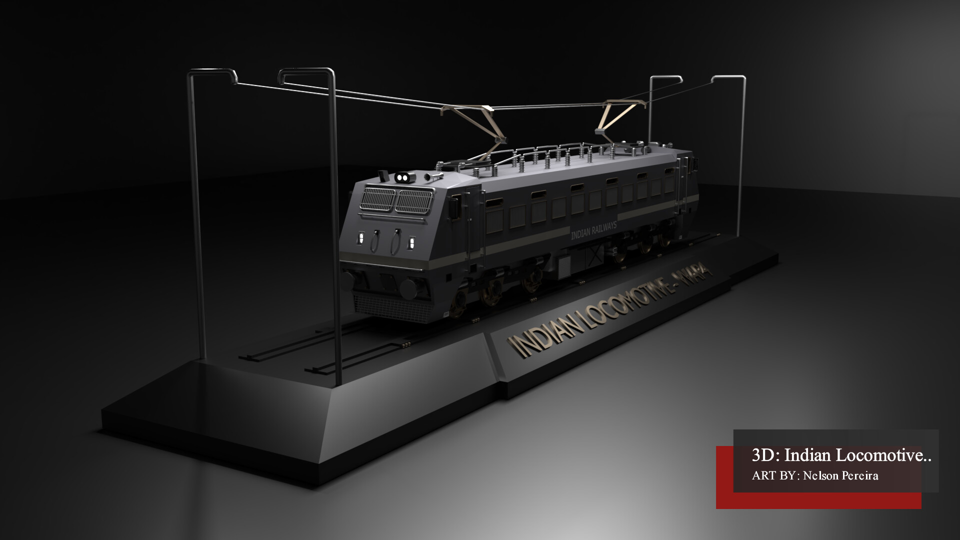 ArtStation - Indian Locomotive [WAP-4]