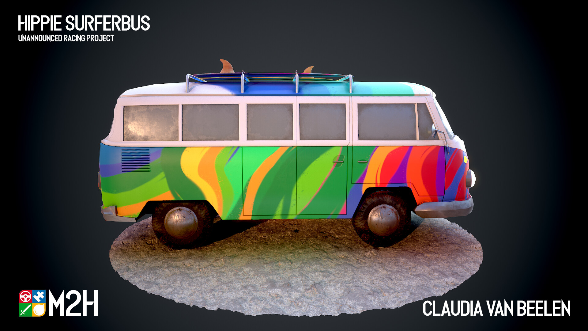 Claudia van Beelen - Hippie Surferbus - Crash Drive 3 (2021) for M2H