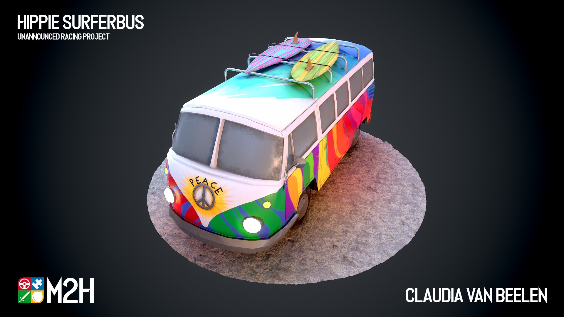 Claudia van Beelen - Hippie Surferbus - Crash Drive 3 (2021) for M2H