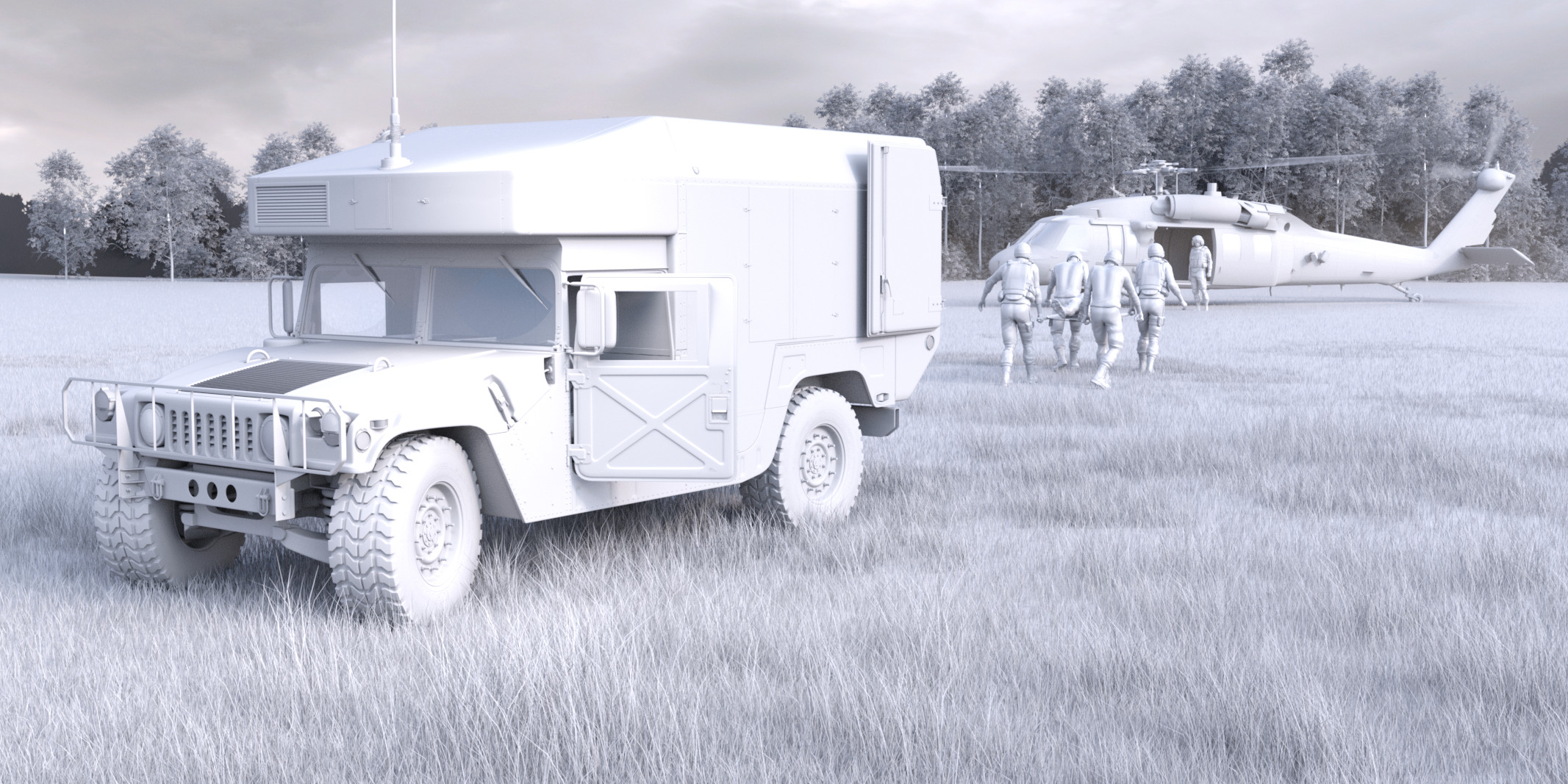 Westfield 3d - U.S.Army M997A1 Maxi Ambulance