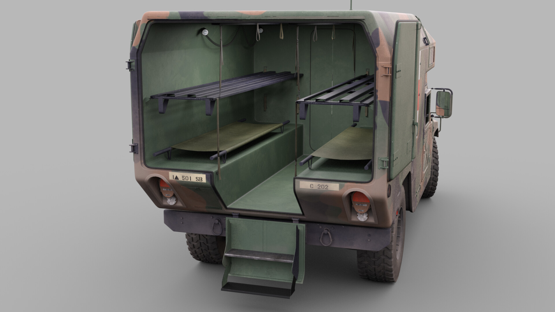 Westfield 3d - U.S.Army M997A1 Maxi Ambulance