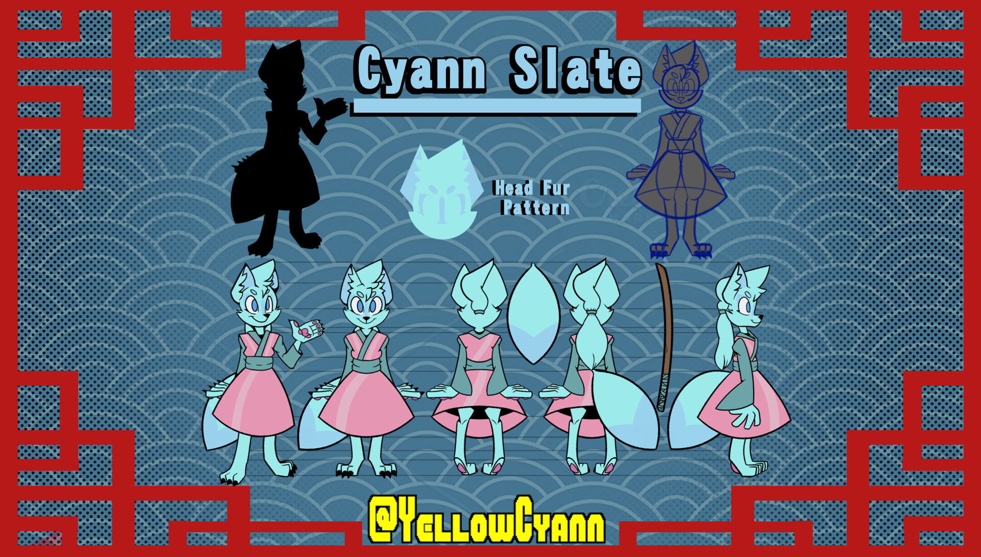 ArtStation - Cyann Slate Character sheet