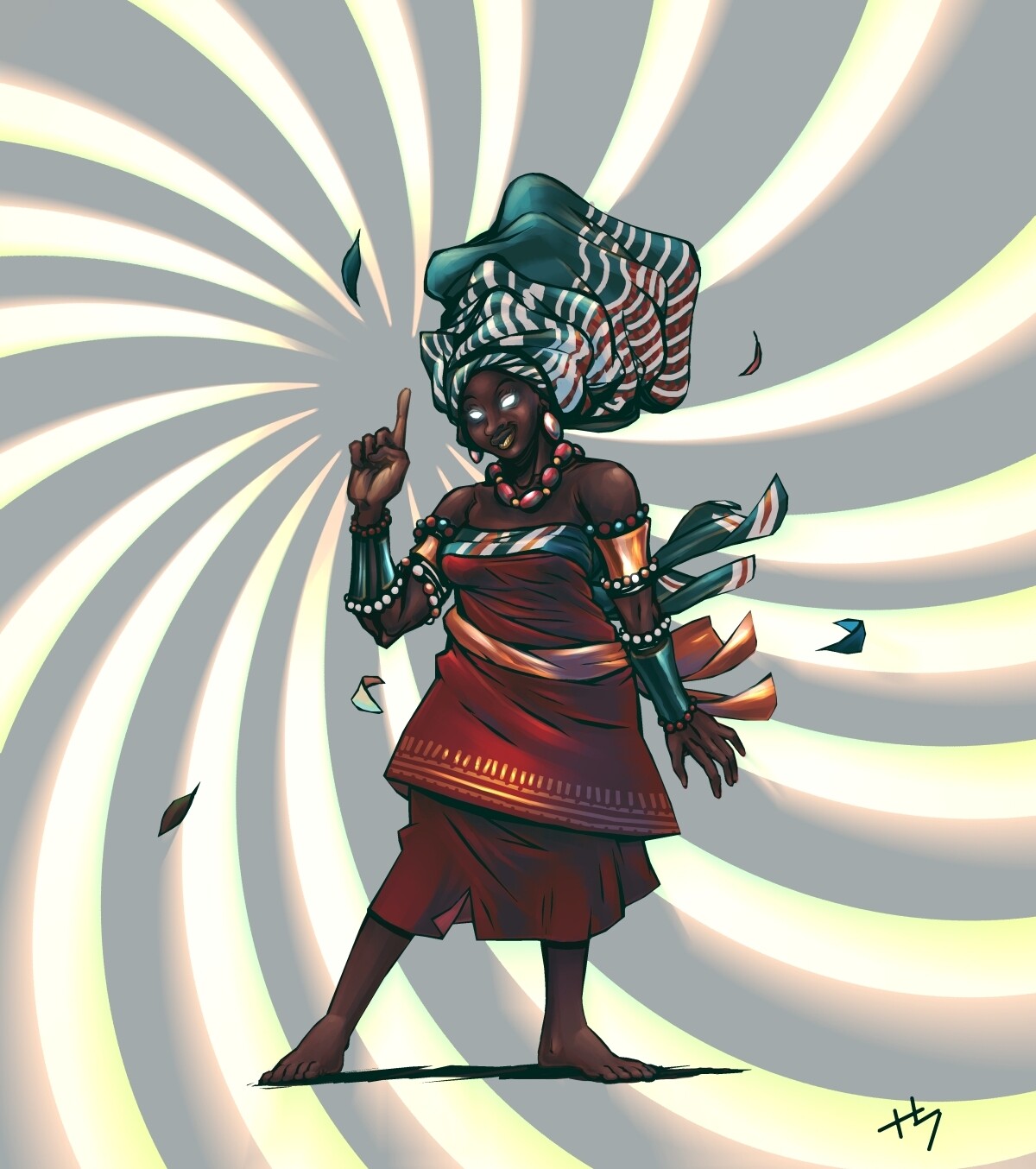 ArtStation - Oya - Wind Goddess