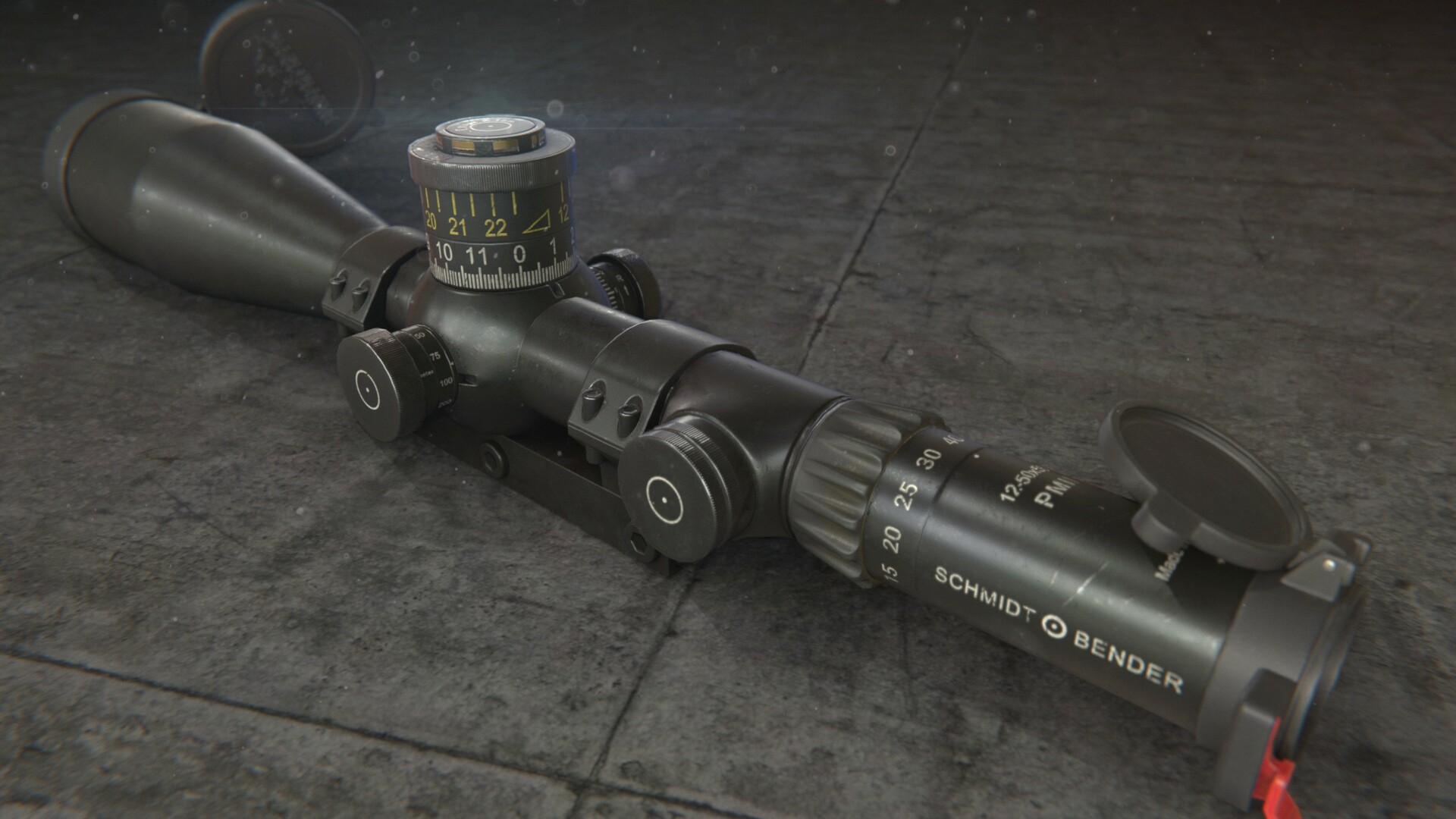 ArtStation - Sniper scope Low-poly