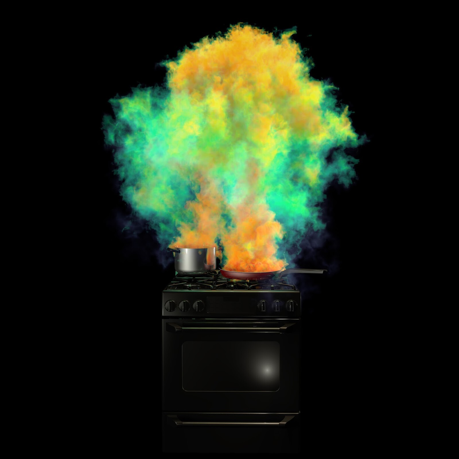 ArtStation - kitchen smoke