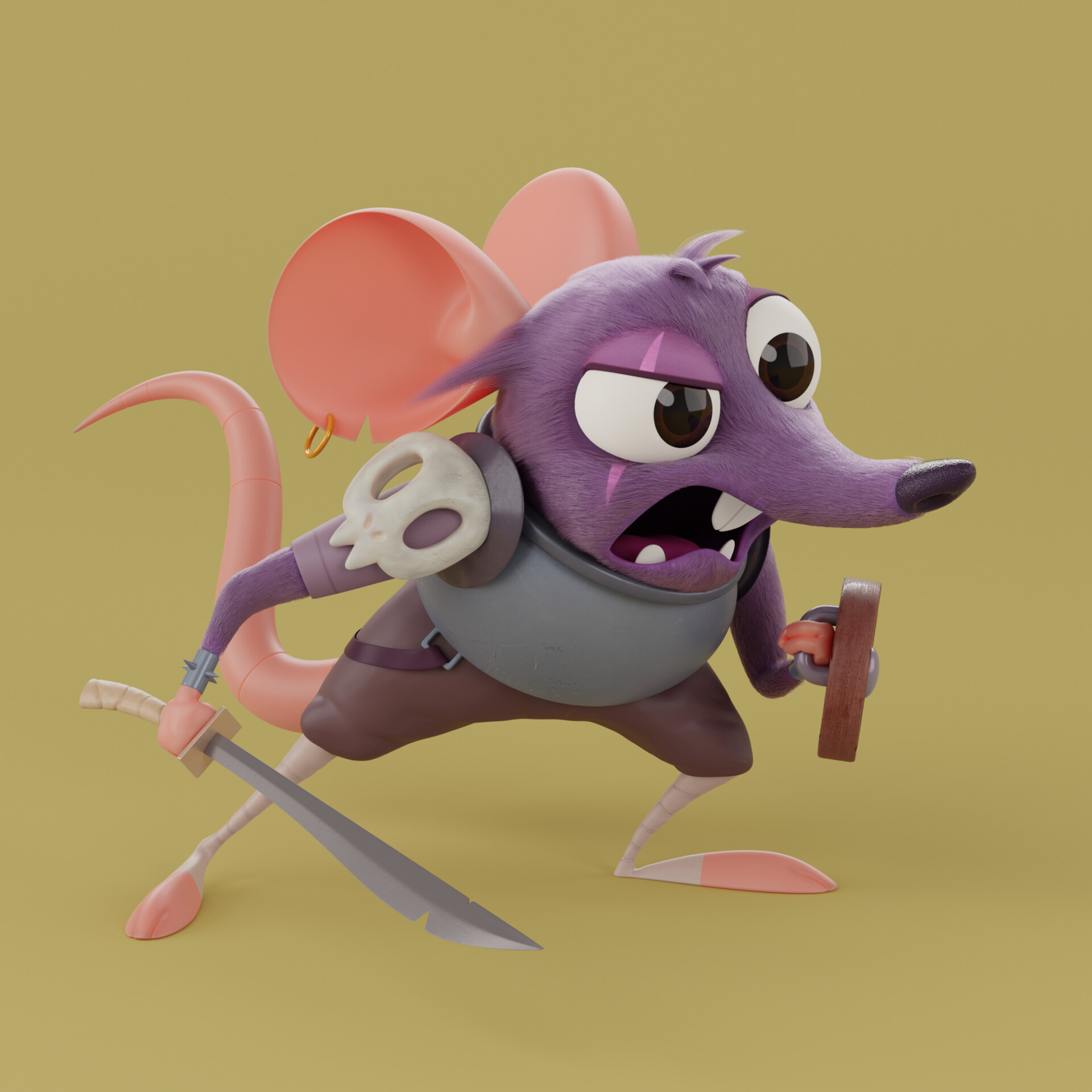 ArtStation - Mouse Warrior