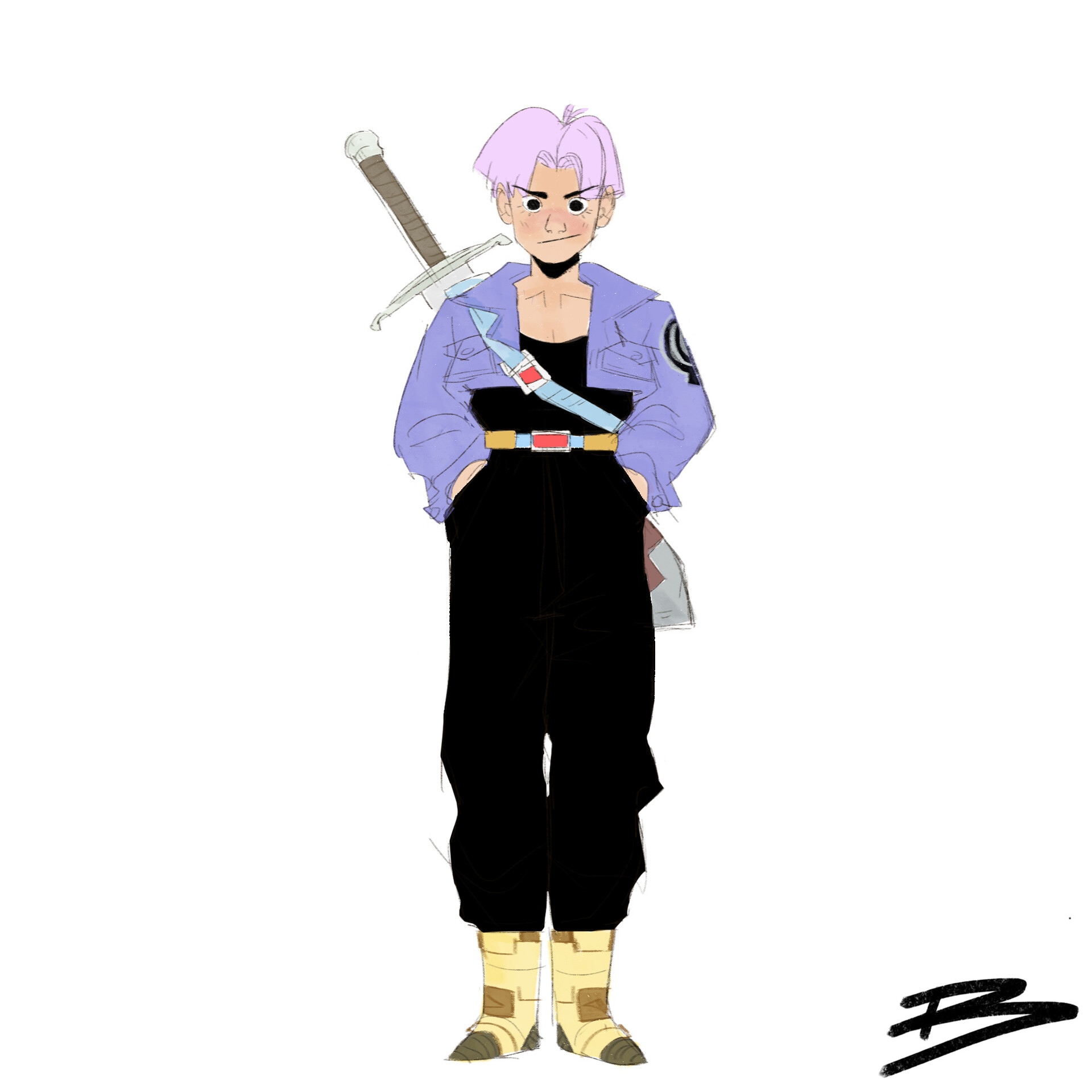 ArtStation - DBZ FUTURE TRUNKS