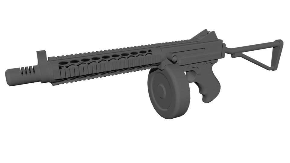 Campbell King - Tactical Tommy Gun / Thompson M1A4 (WIP)