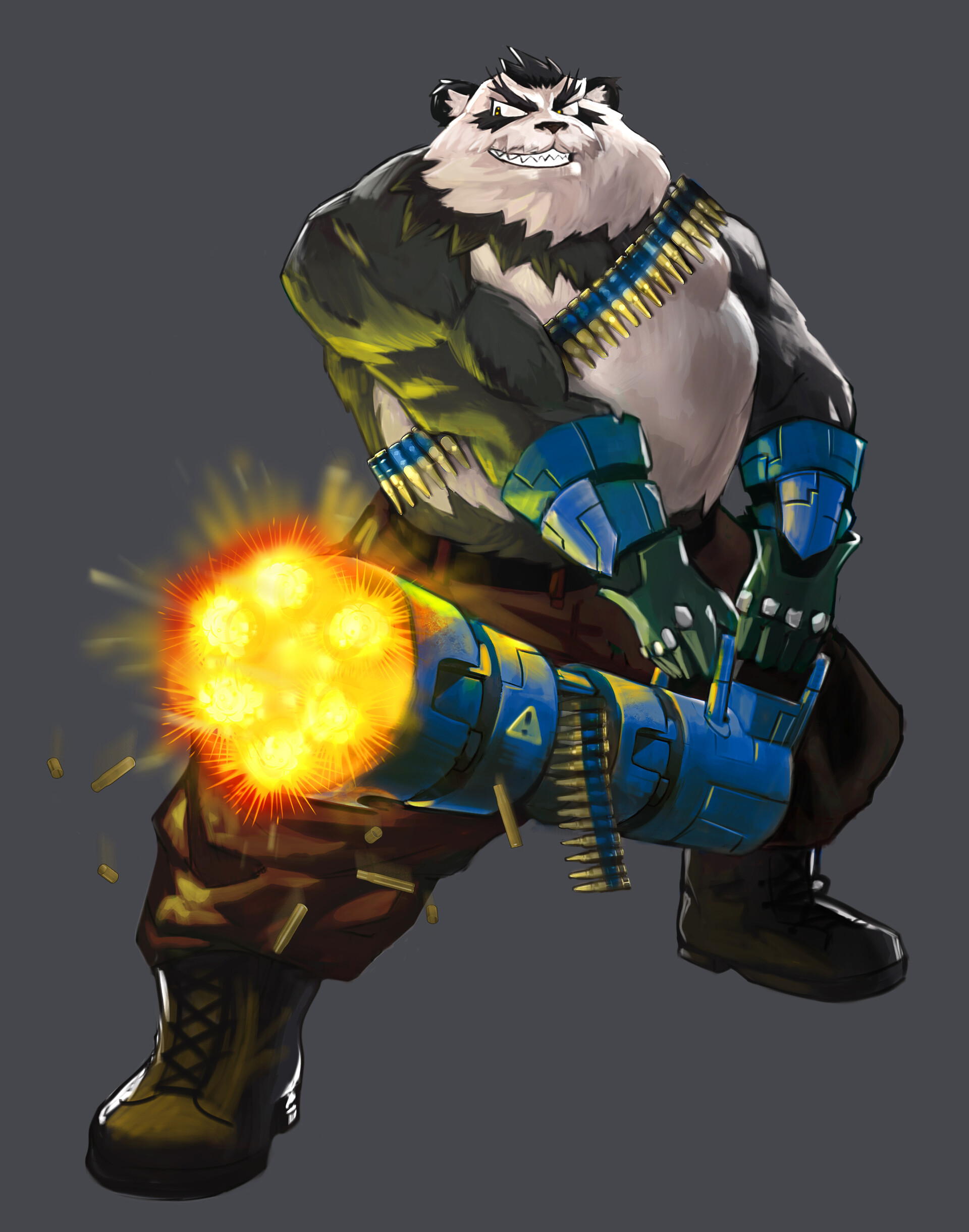 ArtStation - Panda Gunner