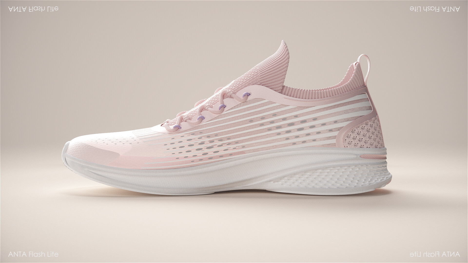 Kuang _ - Realistic sneaker rendering - ANTA Flash Lite