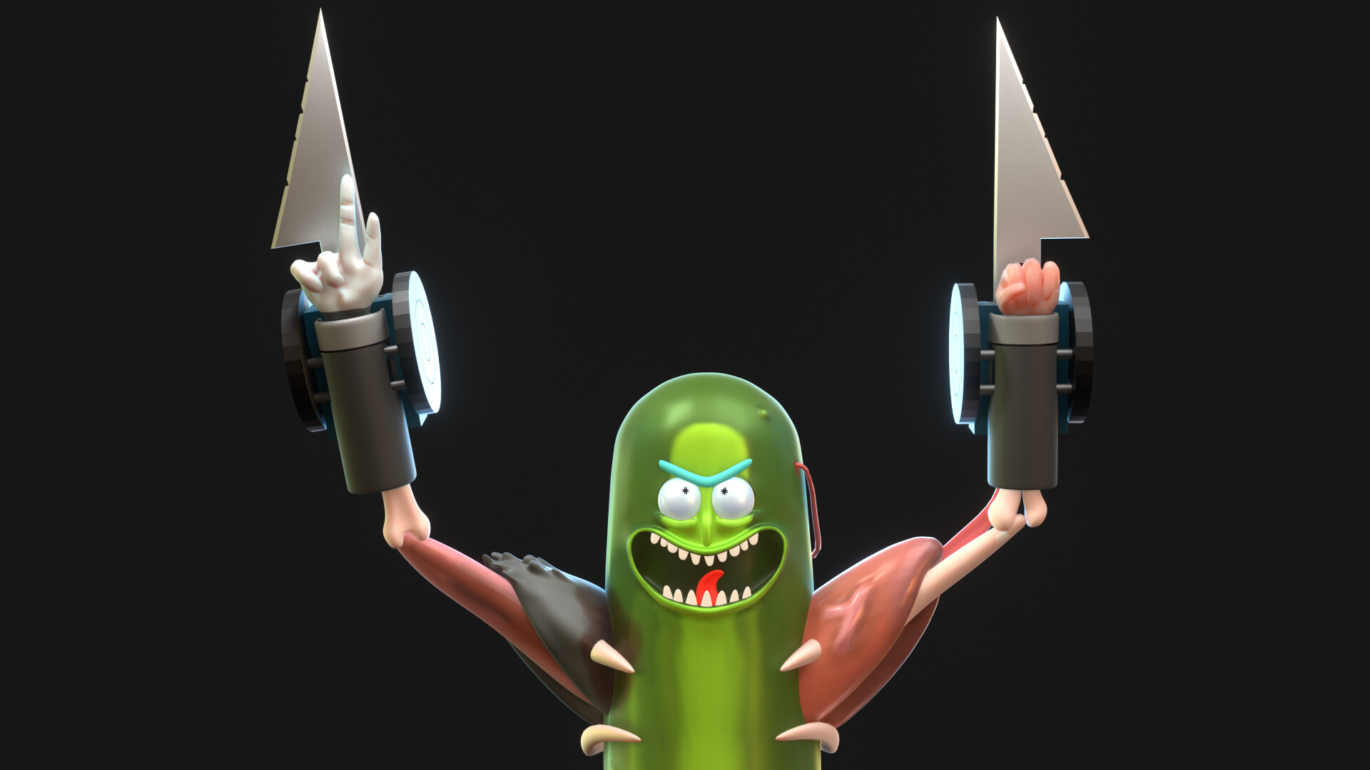 ArtStation - Pickle Rick