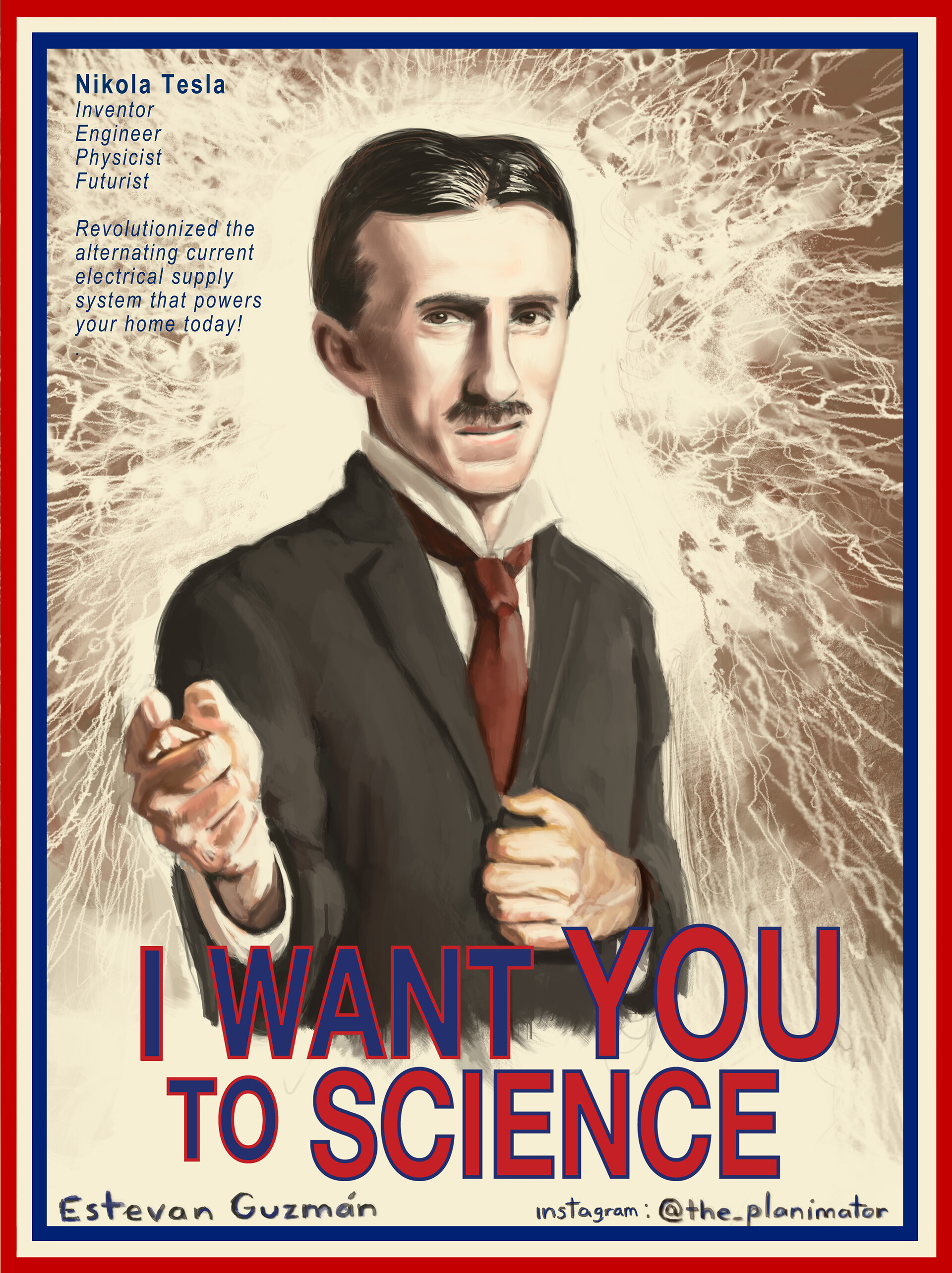 Estevan Guzman - "I Want YOU to Science" and other posters