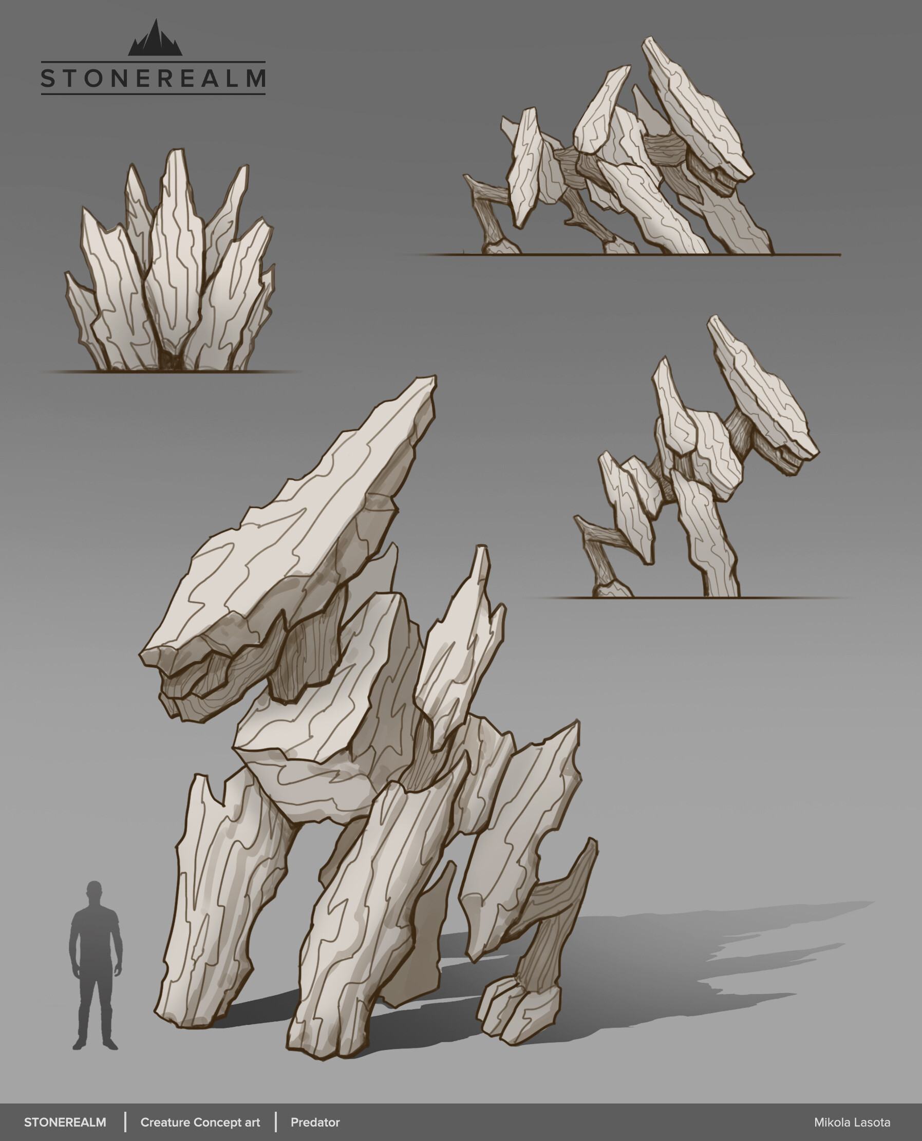 Mykola Lasota - Stonerealm - Creature concept art