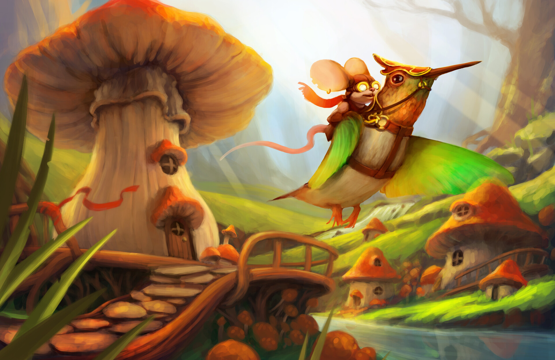 ArtStation - Humming Bird