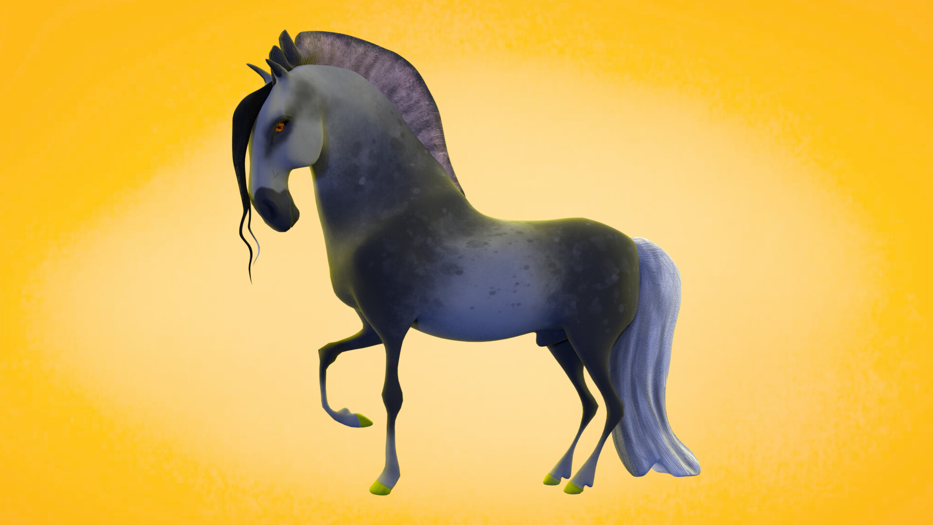 ArtStation - Grey Stallion