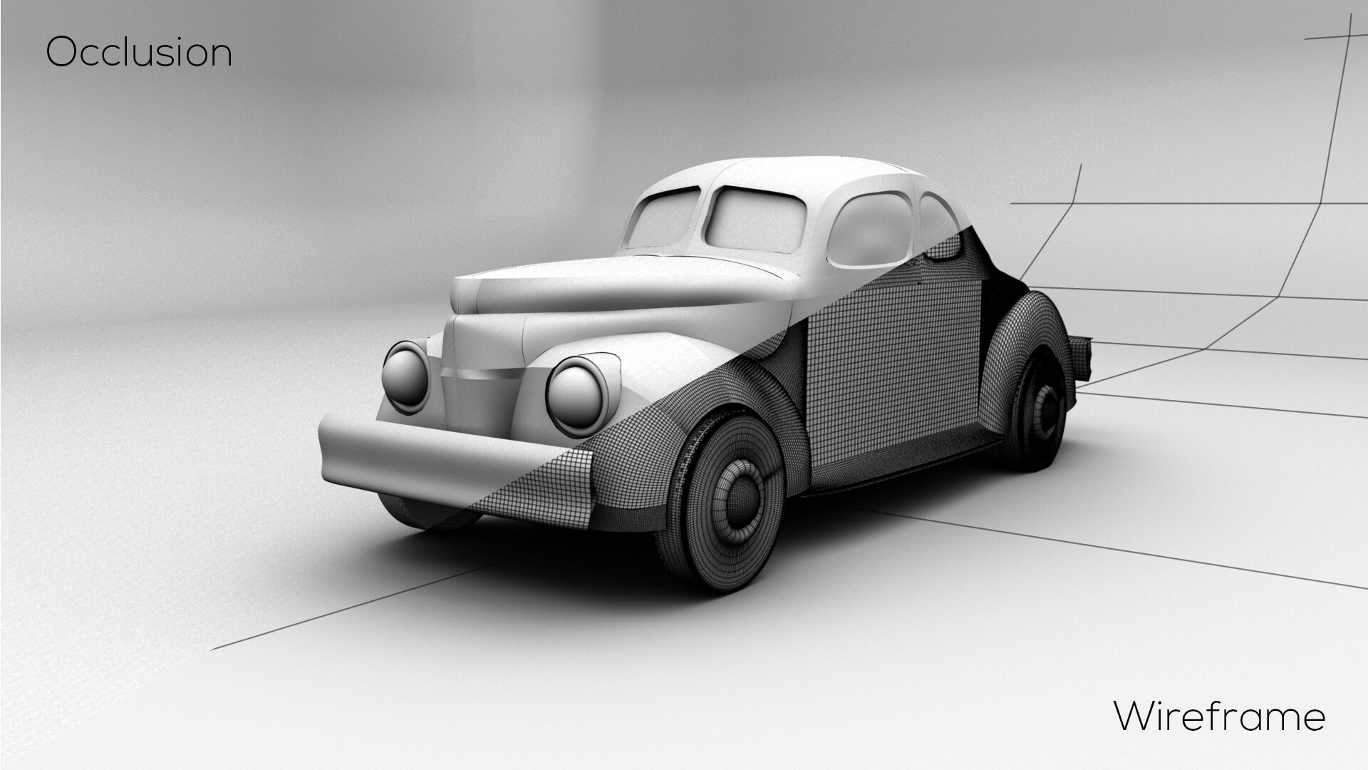 ArtStation - Vintage Car 3D Model