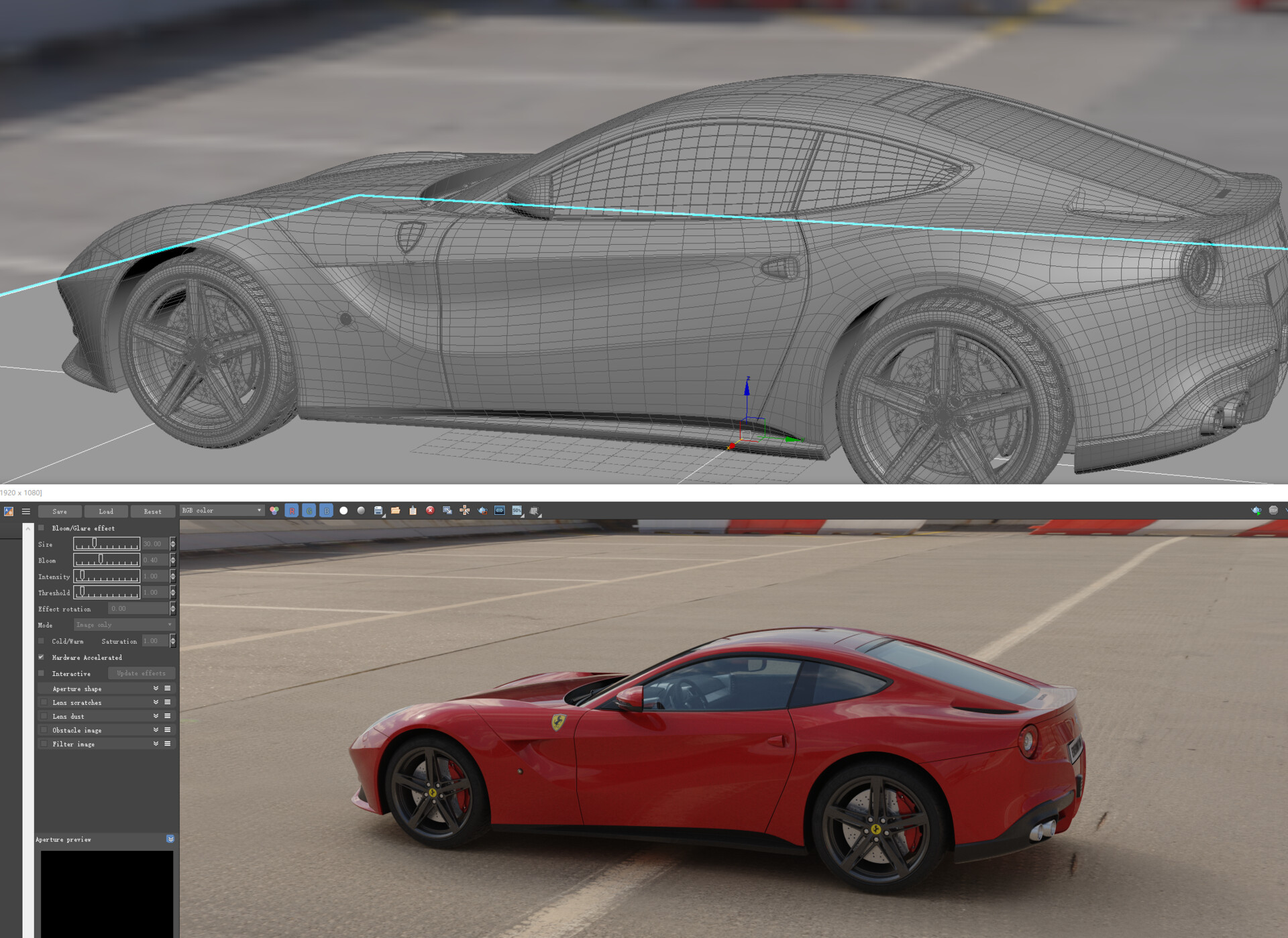 Pieces of Dreams - Vray Car