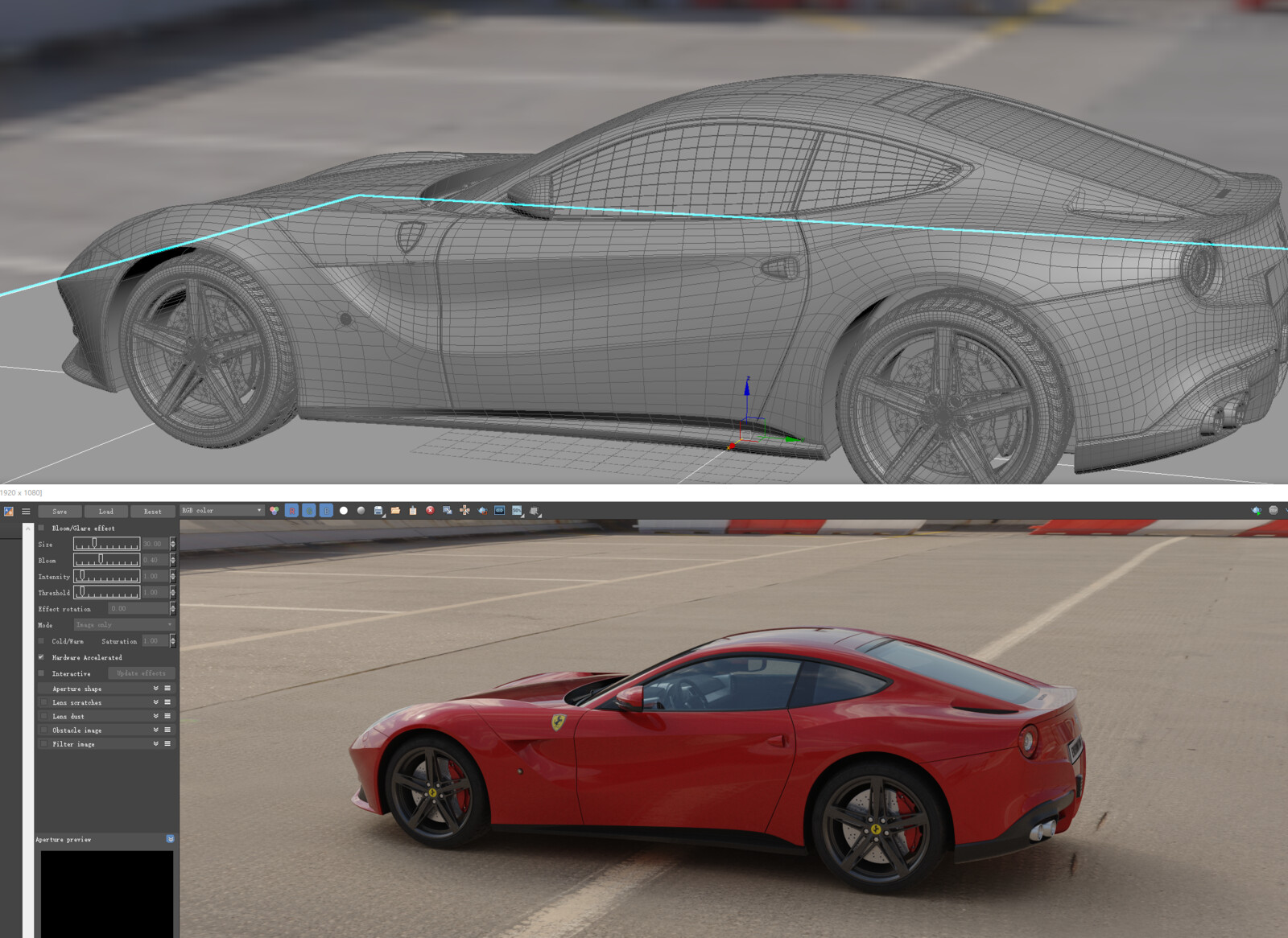 Pieces of Dreams - Vray Car