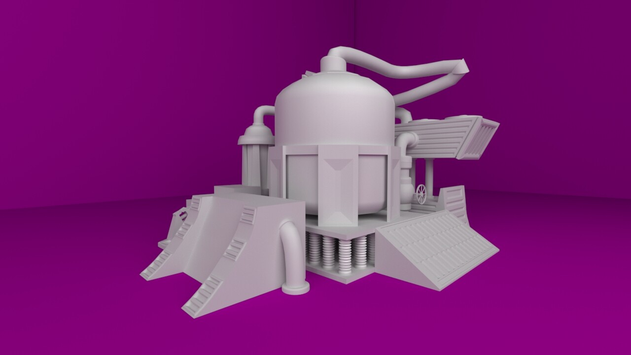 ArtStation - Yuri Cloning Vat Red Alert Model