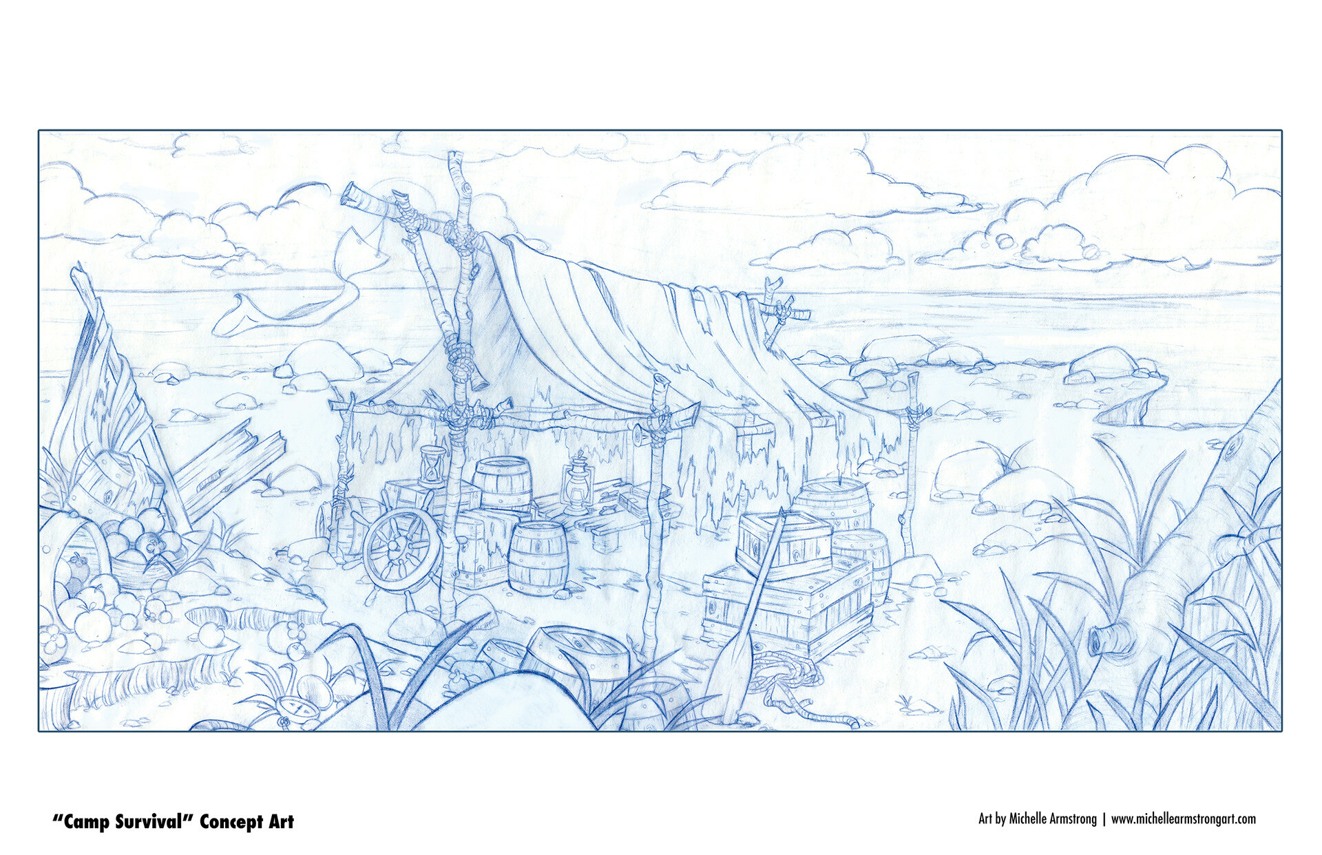 ArtStation - Camp Survival