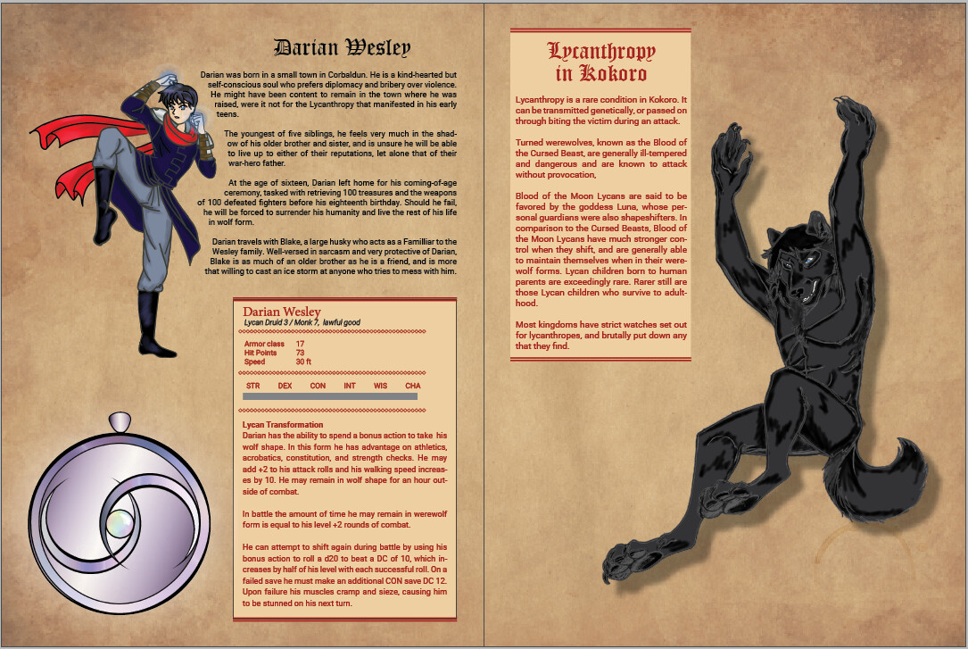 ArtStation - Darian Character Page
